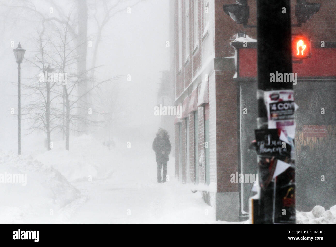 Snow covered streets in halifax hi-res stock photography and images - Alamy
