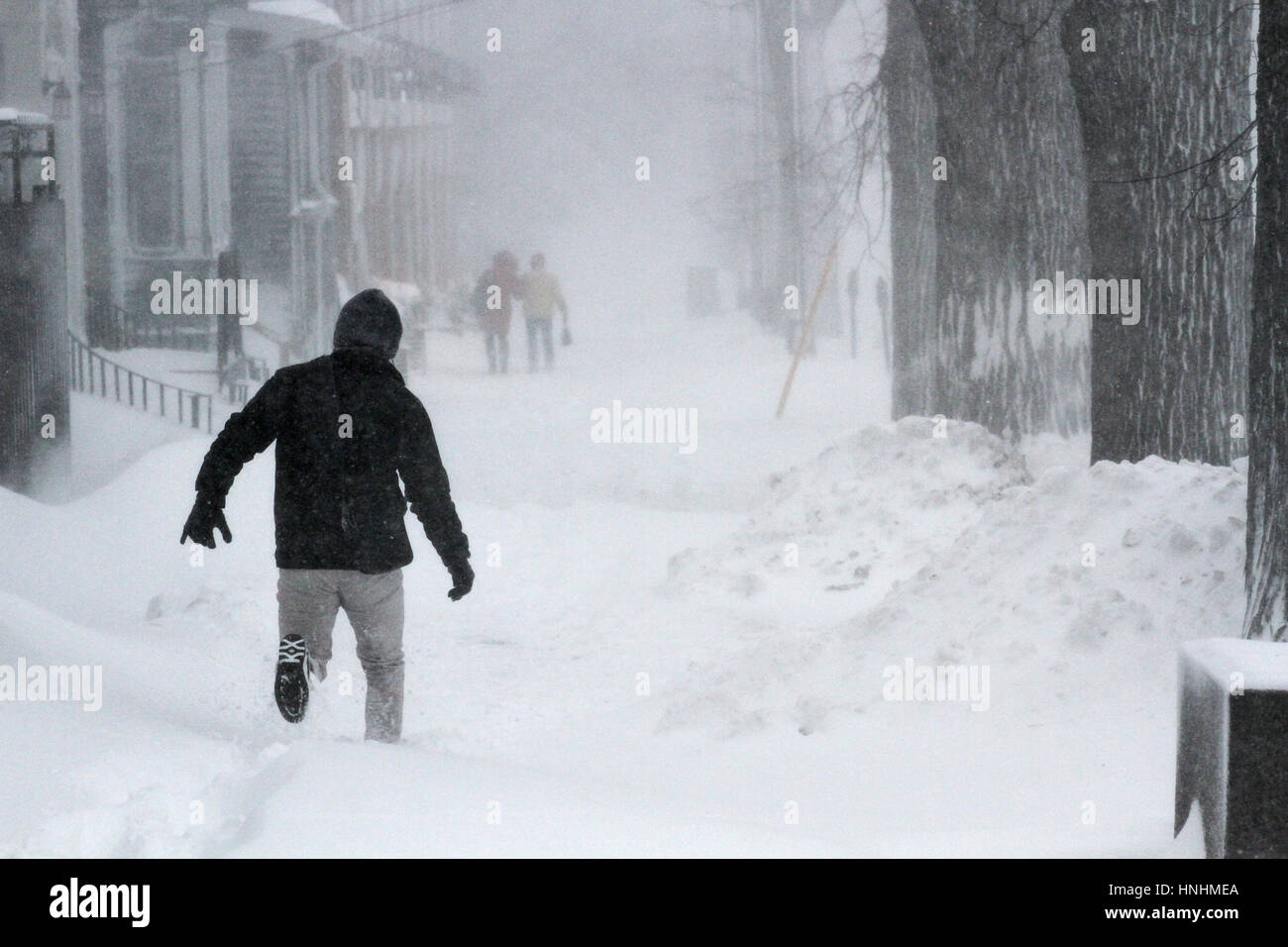 Snow covered streets in halifax hi-res stock photography and images - Alamy