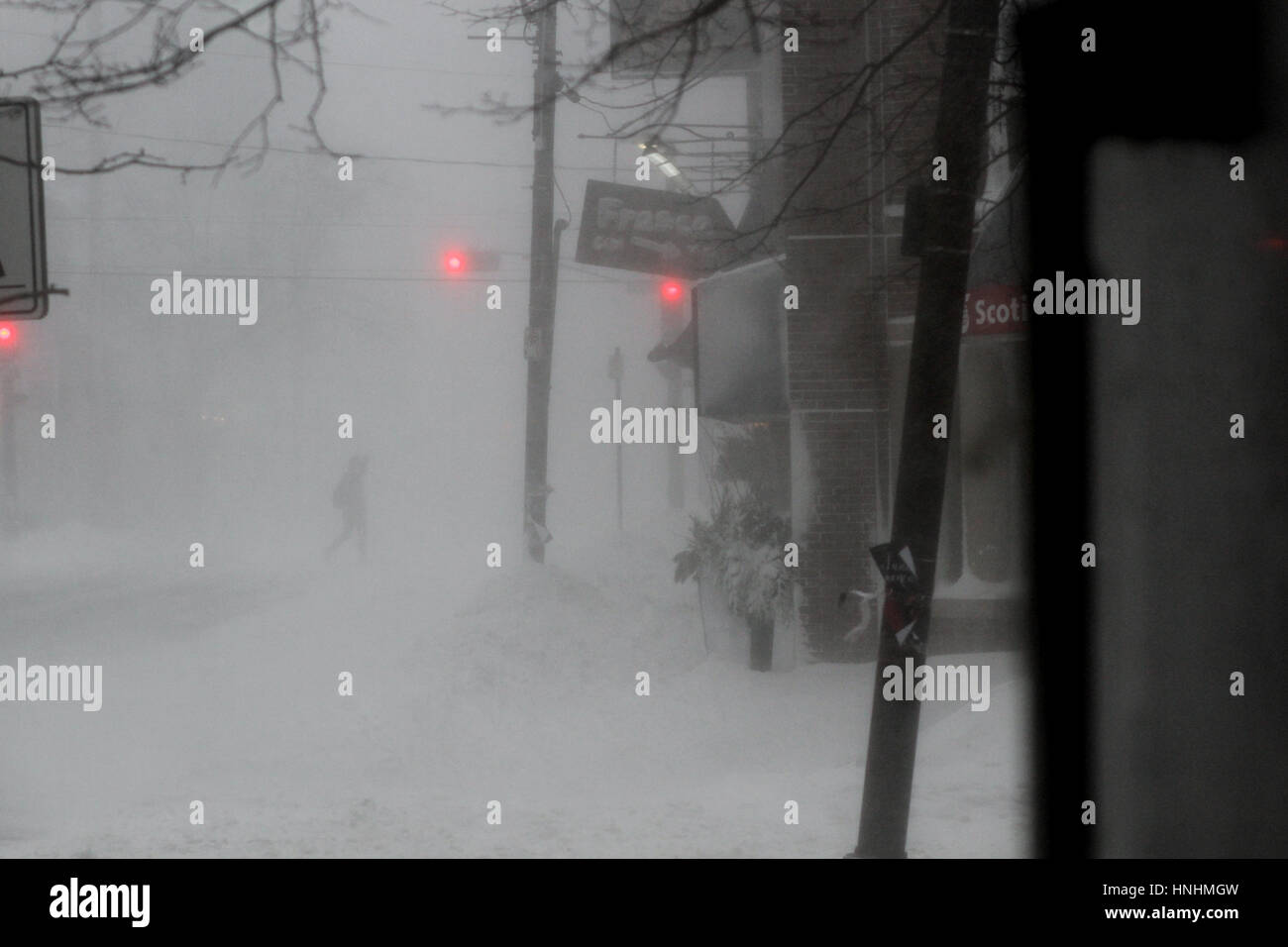 Snow covered streets in halifax hi-res stock photography and images - Alamy