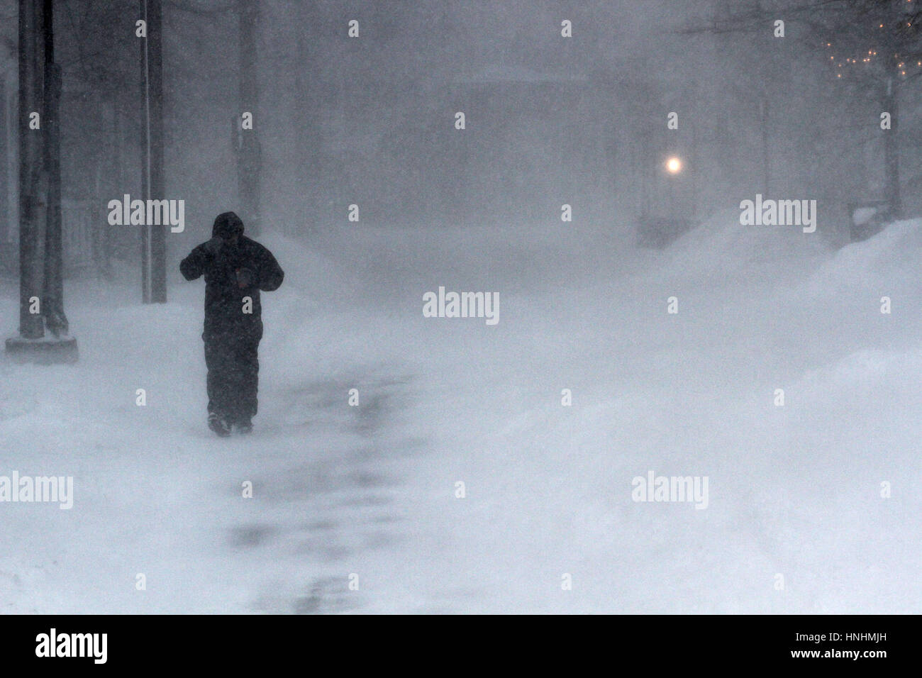 Snow covered streets in halifax hi-res stock photography and images - Alamy