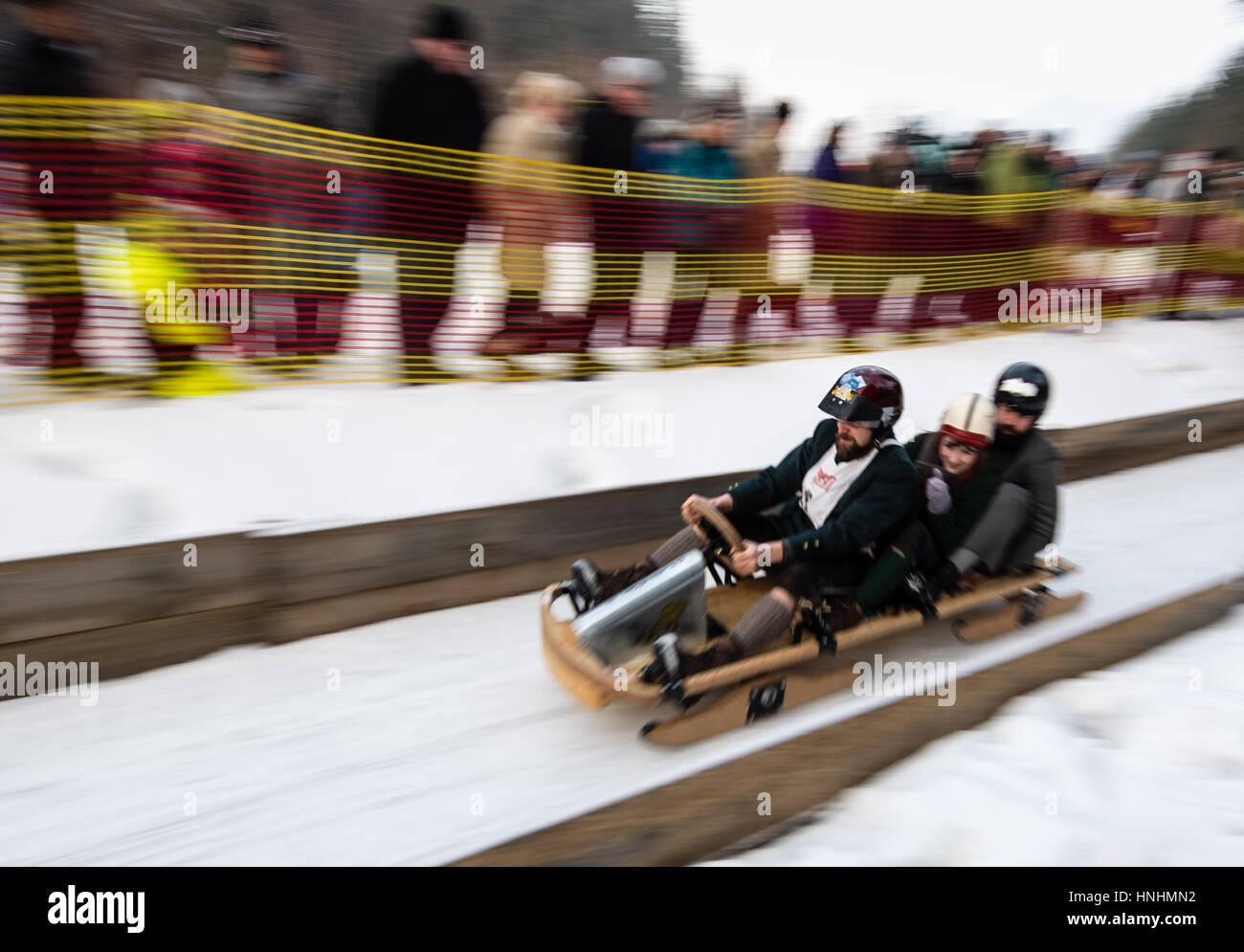 Garmisch-Partenkirchen, Germany. 12th Feb, 2017. Team 'Bob Farchant' in ...