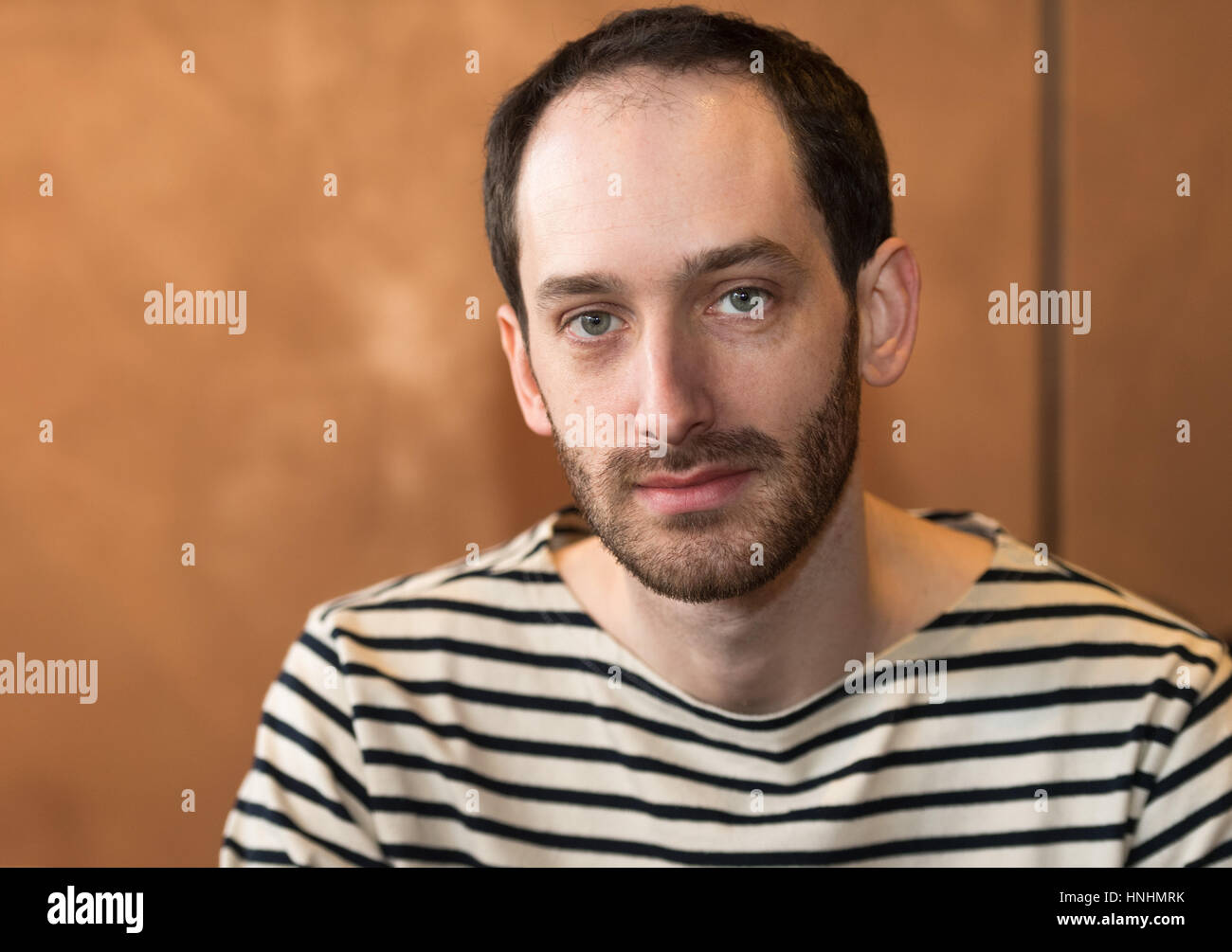 Berlin, Germany. 13th Feb, 2017. Romanian actor Tudor Aaron Istodor ...
