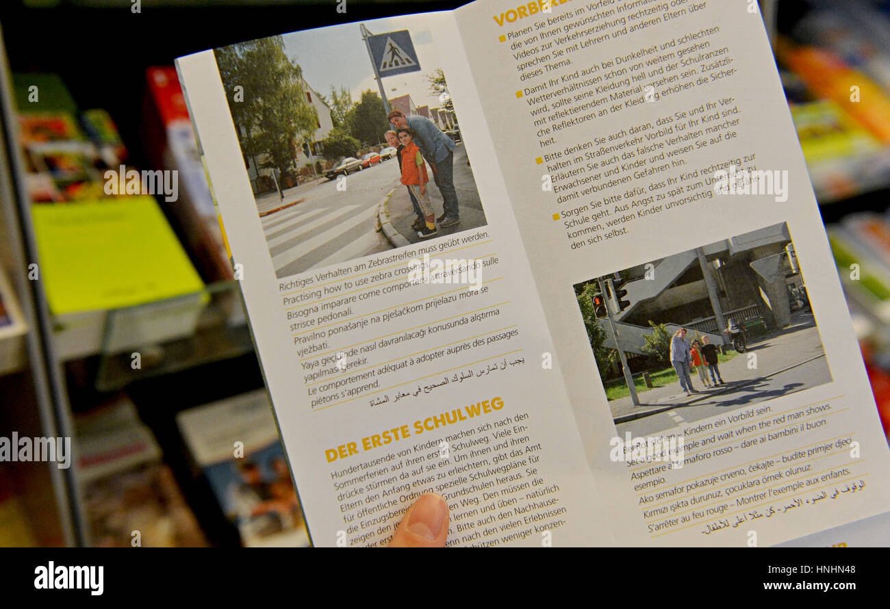 A multilingual information leaflet can be seen at the townhall in ...