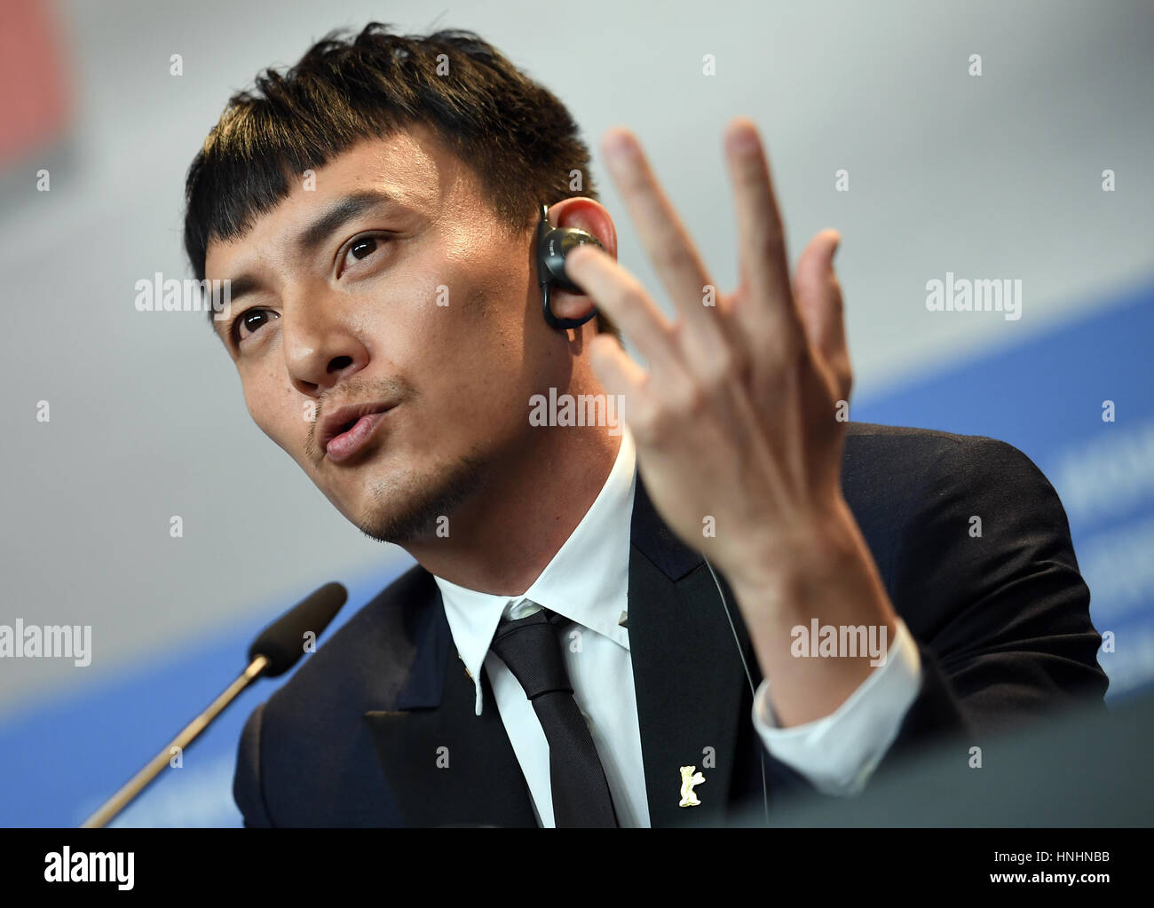 Berlin, Germany. 13th Feb, 2017. Actor Chang Chen, photographed during ...