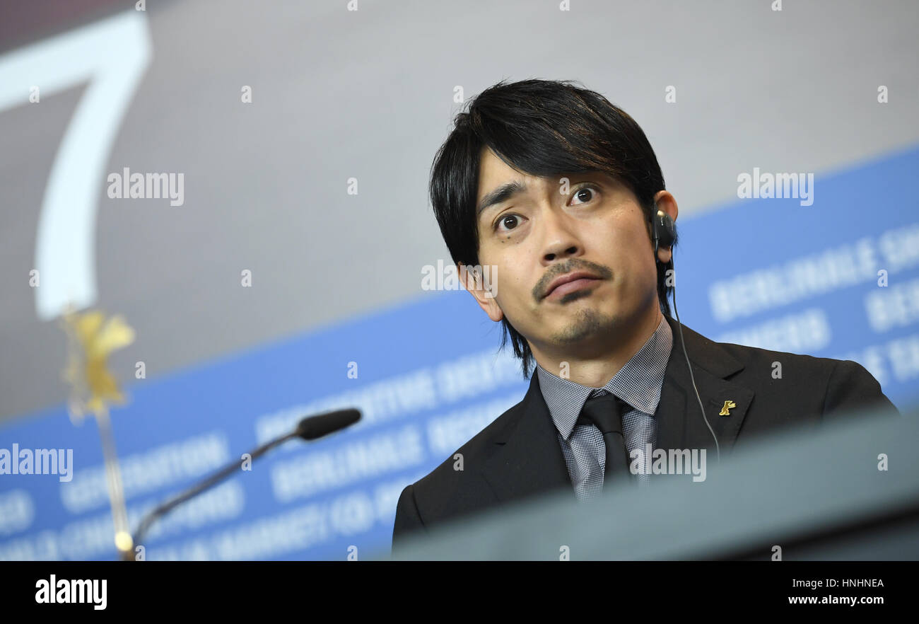Actor Sho Aoyagi, photographed during the press conference for the ...