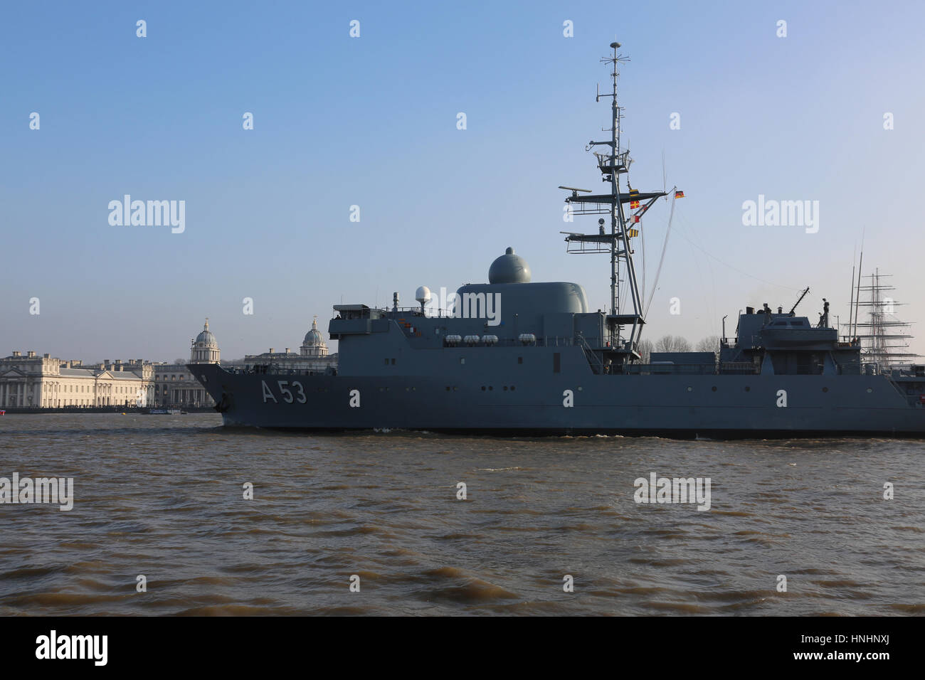 Greenwich royal navy warships hi-res stock photography and images - Alamy