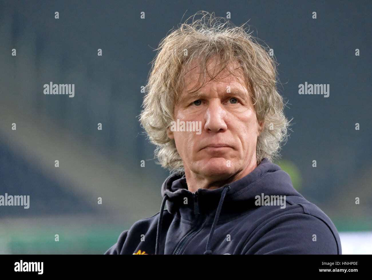 Bochum's coach Gertjan Verbeek, photographed before the 2nd Bundesliga ...