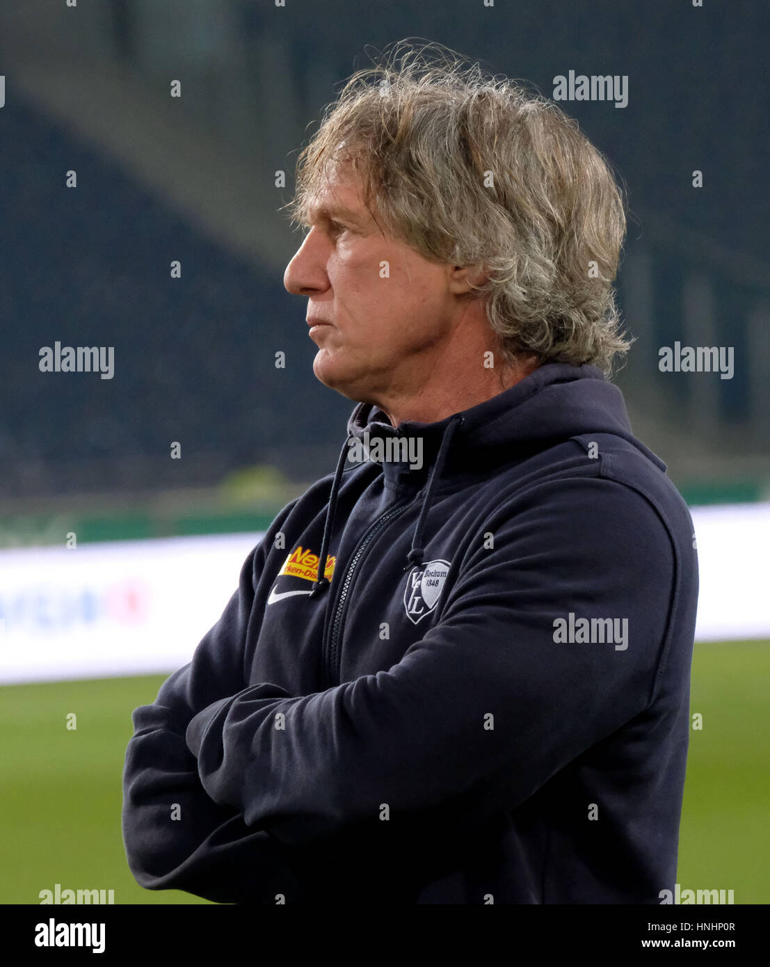Bochum's coach Gertjan Verbeek, photographed before the 2nd Bundesliga ...