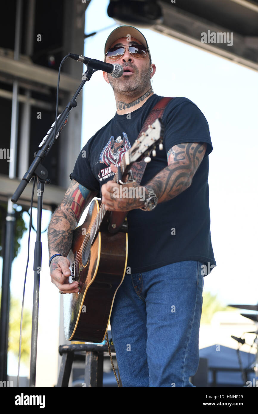 Hollywood, USA. 12th Feb, 2017. Aaron Lewis performs during the ...