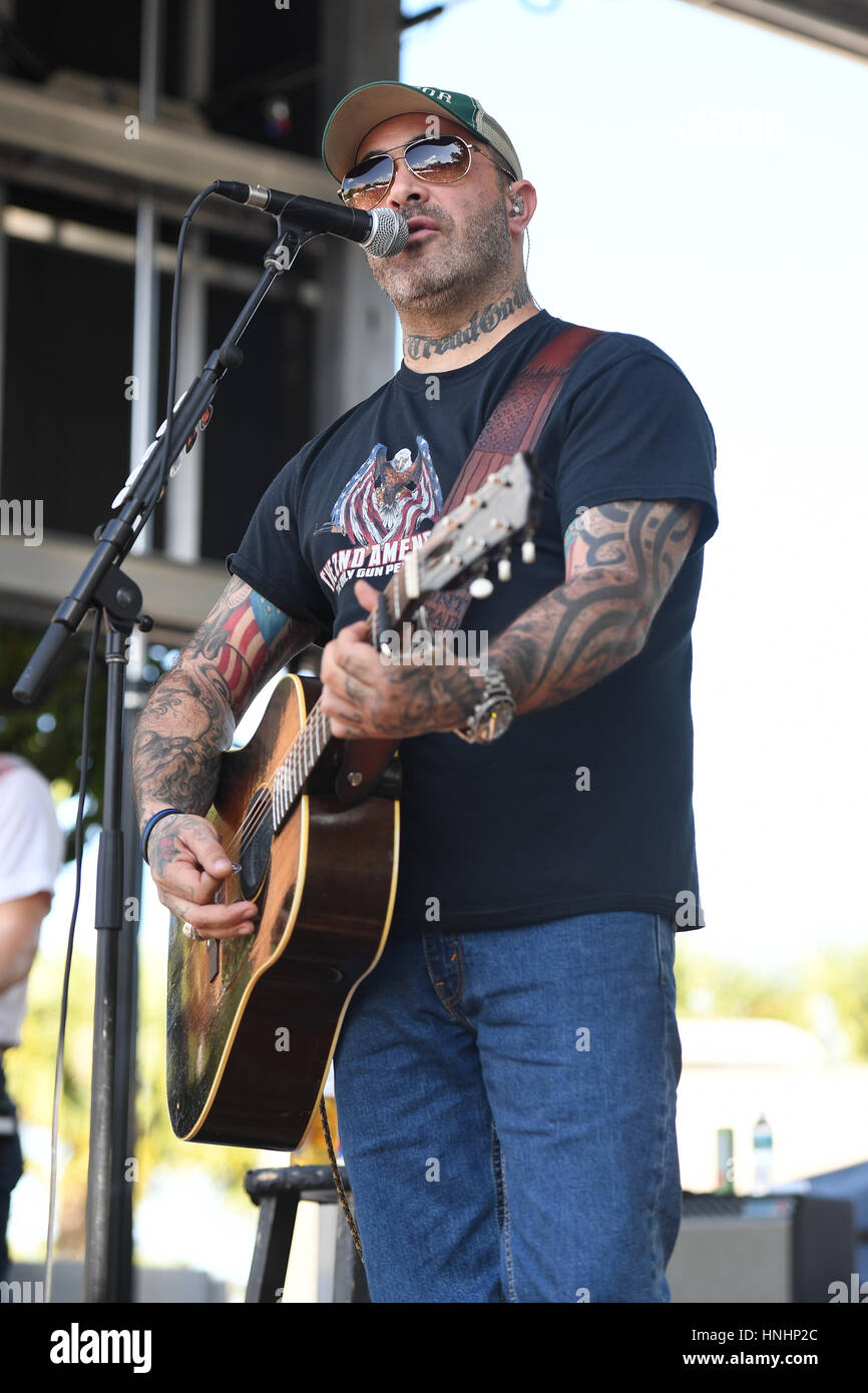 Hollywood, USA. 12th Feb, 2017. Aaron Lewis performs during the ...