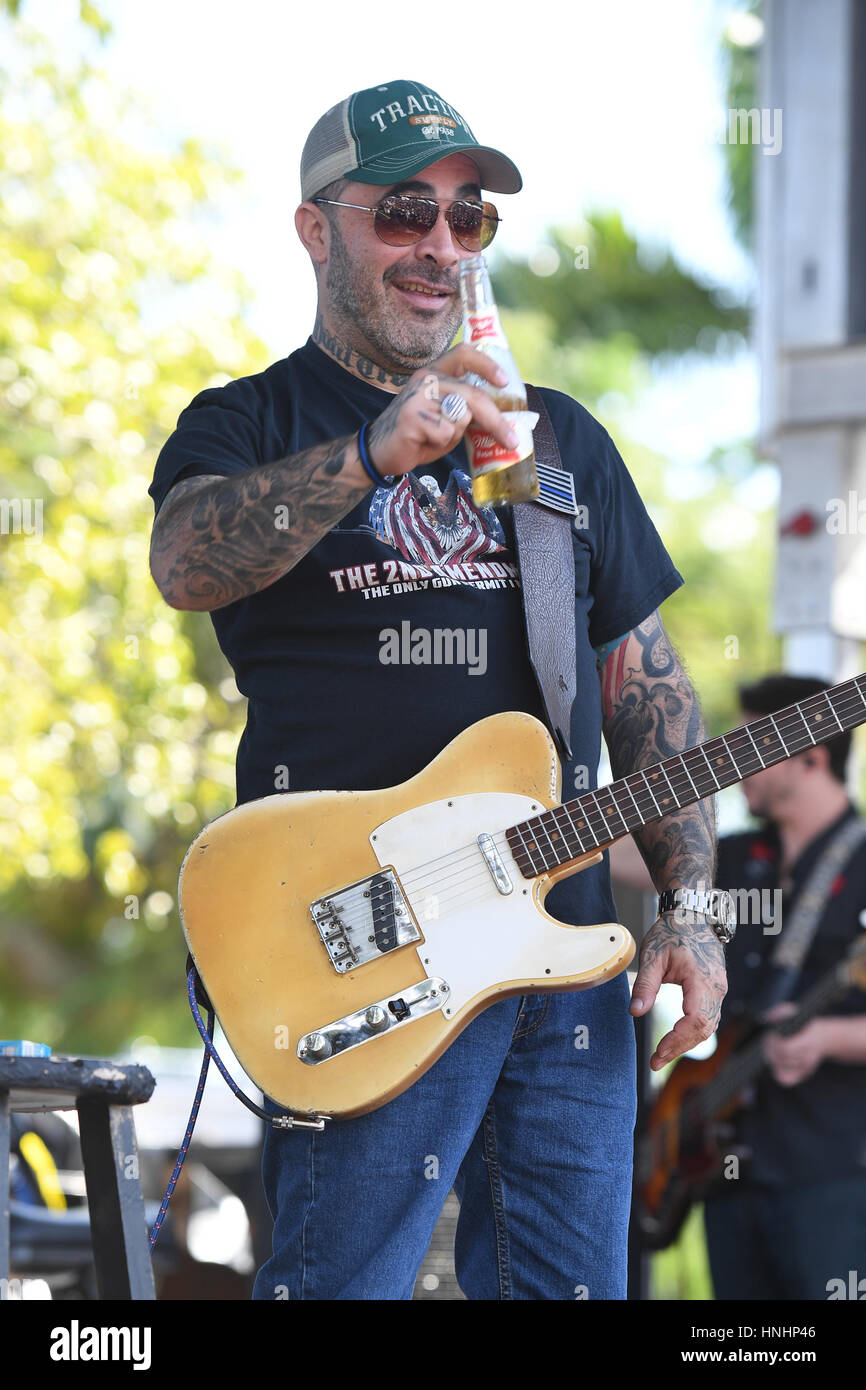 Hollywood, USA. 12th Feb, 2017. Aaron Lewis performs during the ...