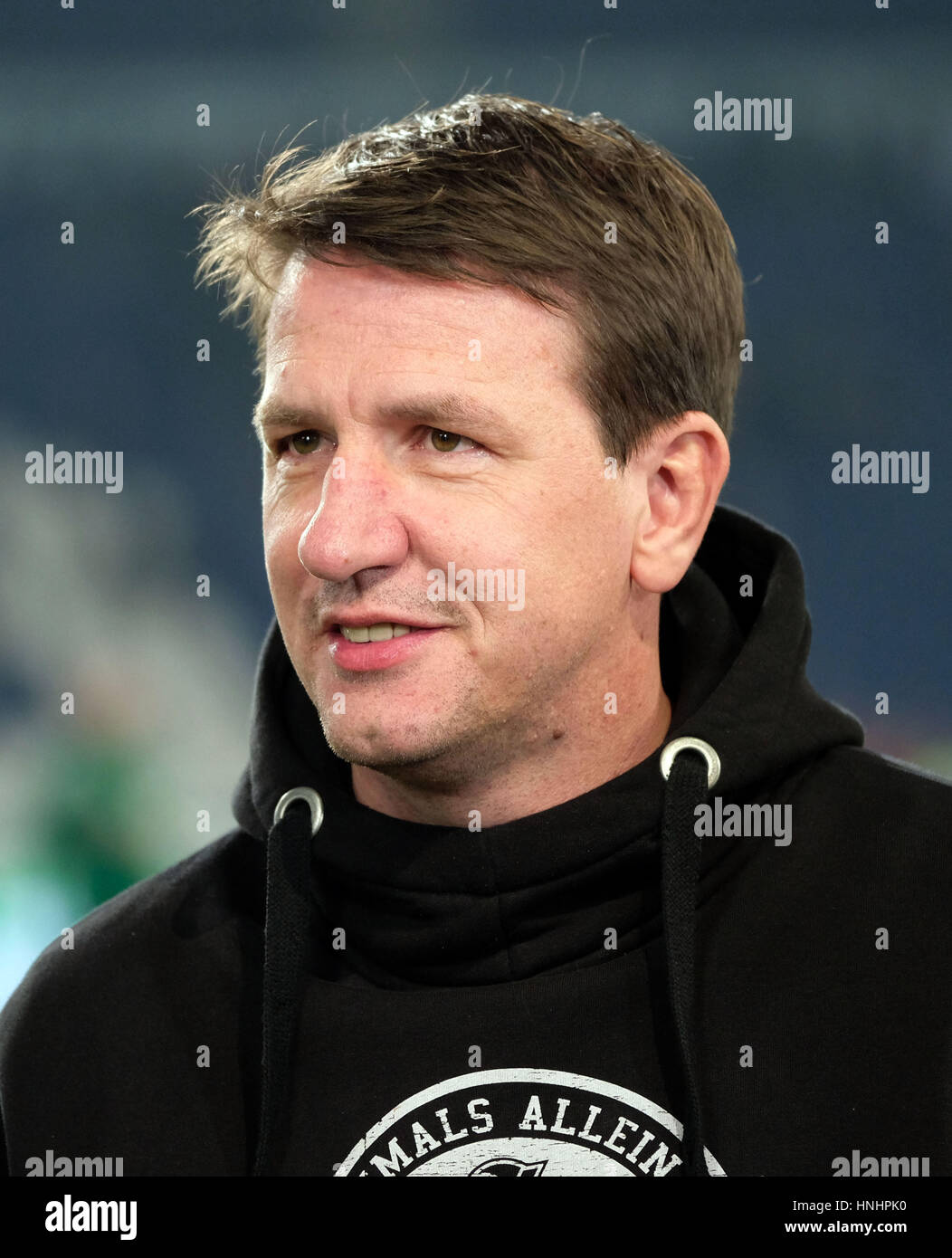 Hanover, Germany. 13th Feb, 2017. Hanover's coach Daniel Stendel ...