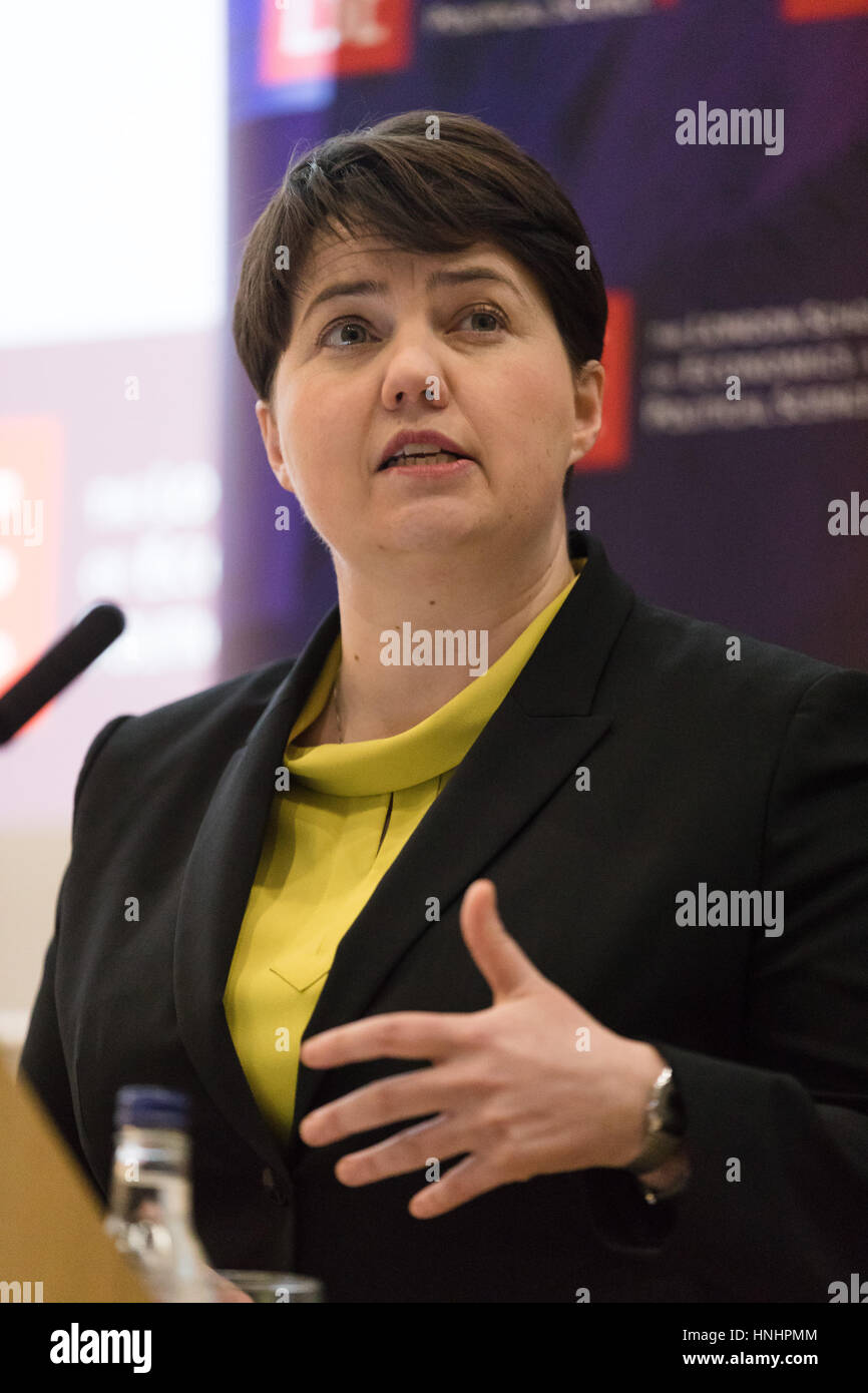 Leader of the scottish conservative and unionist party hi-res stock ...
