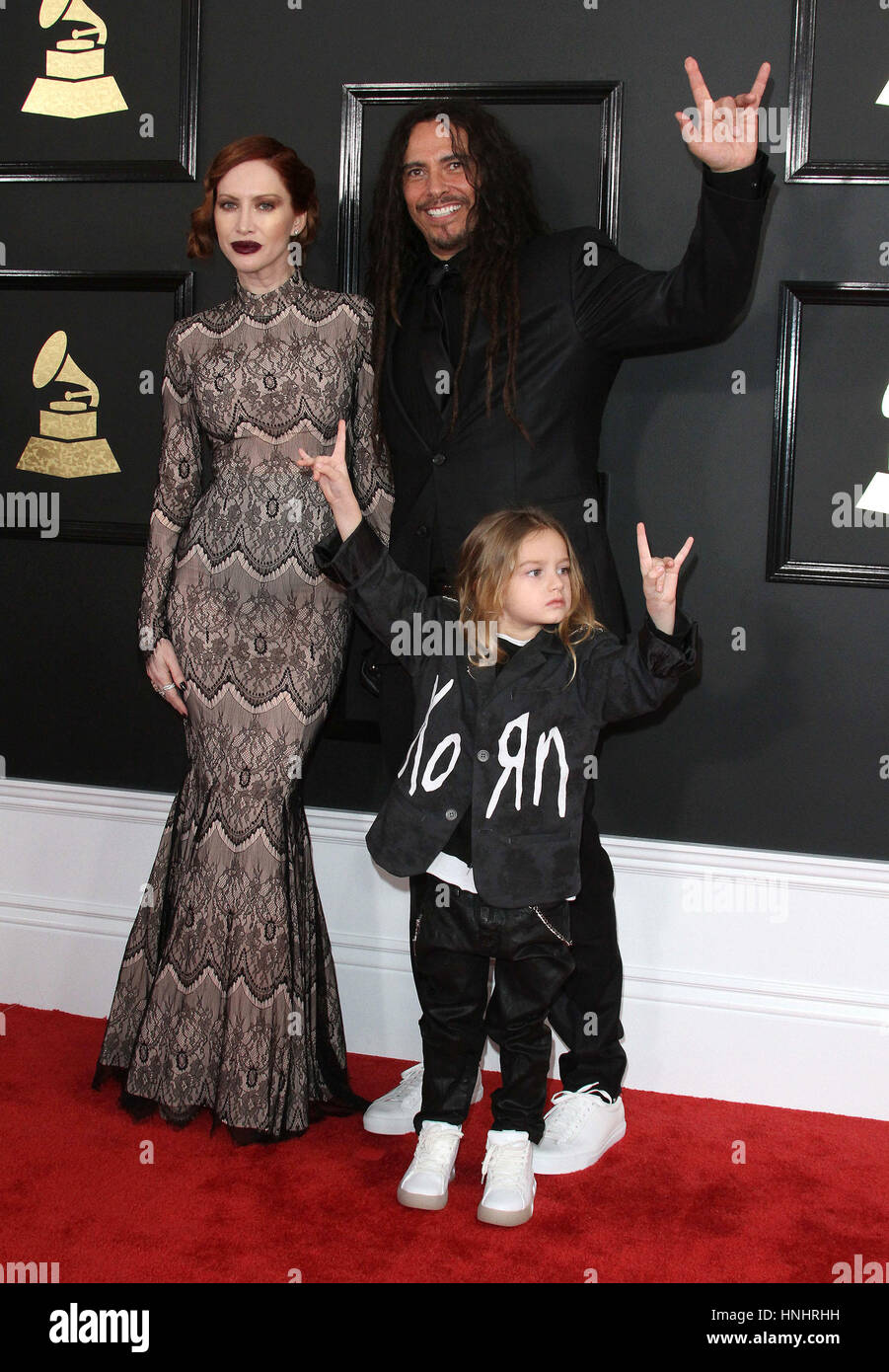 Los Angeles, California, USA. 12th Feb, 2017. James Shaffer, D'Angelo ...