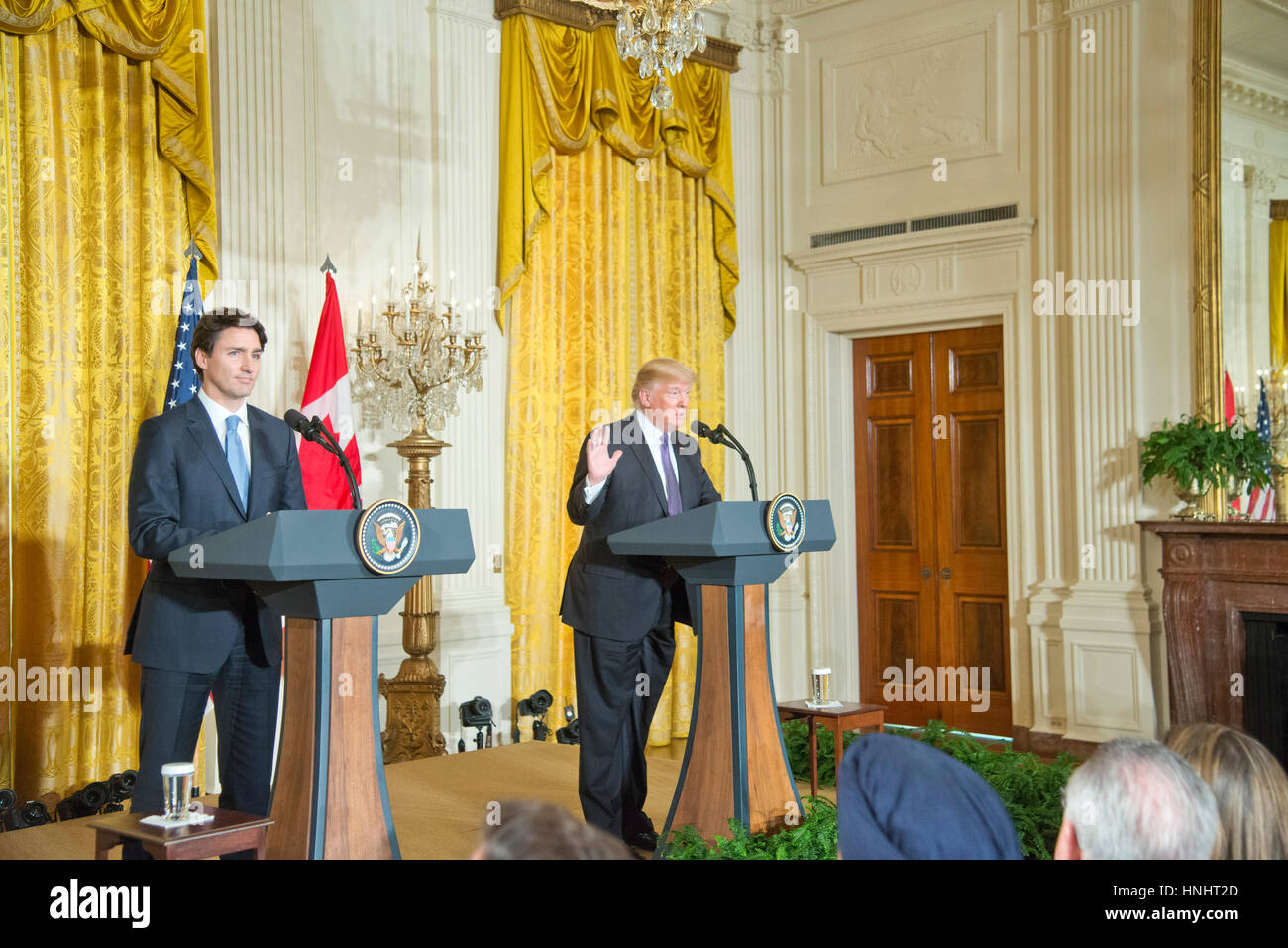 Justin trudeau at white house hi-res stock photography and images - Alamy