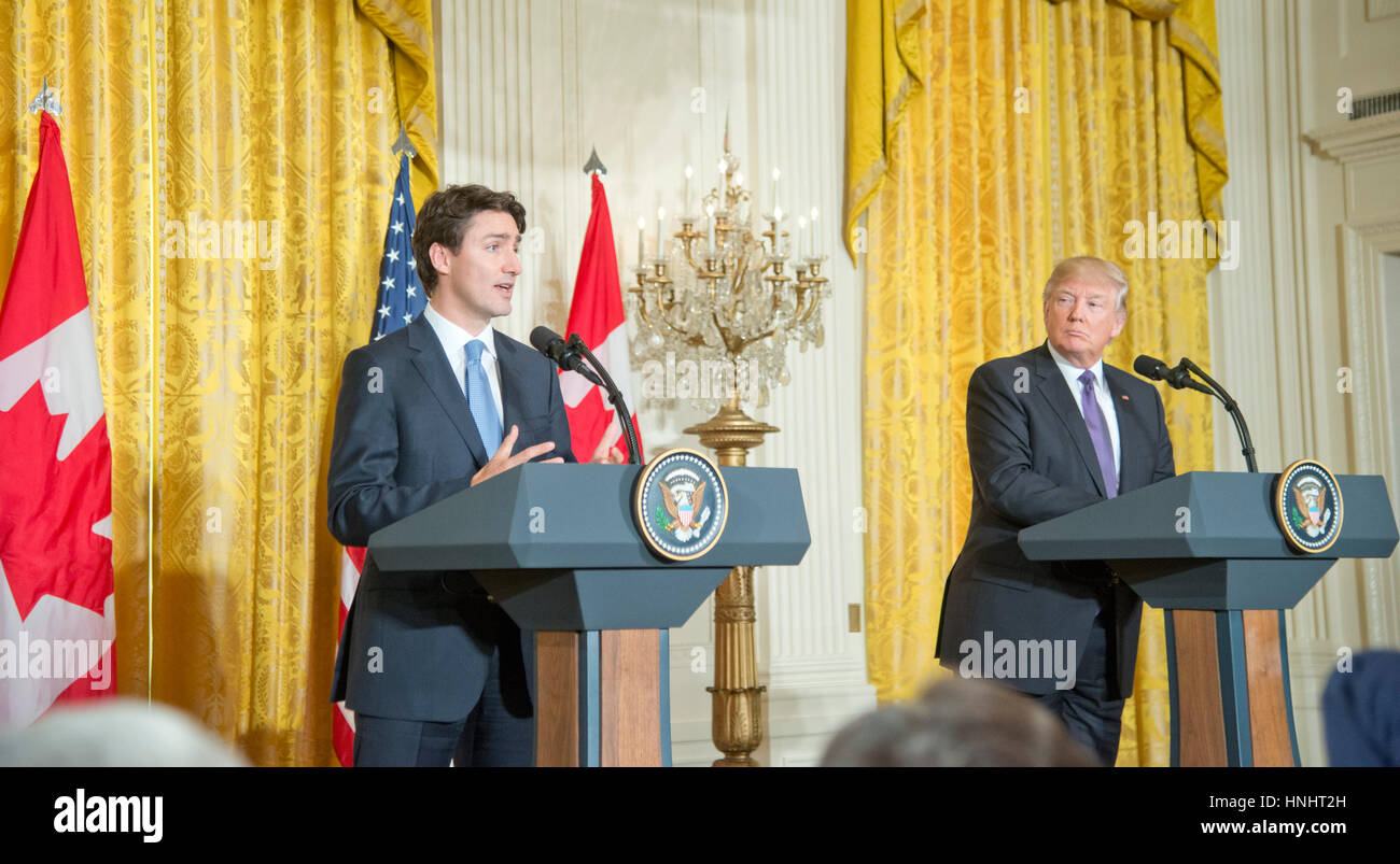 Justin trudeau at white house hi-res stock photography and images - Alamy