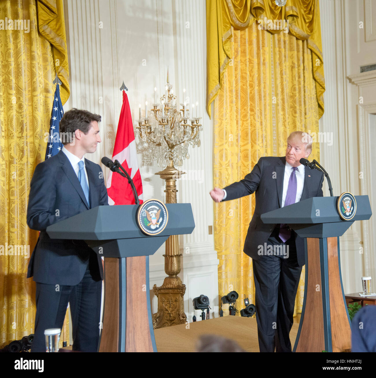 Justin trudeau at white house hi-res stock photography and images - Alamy