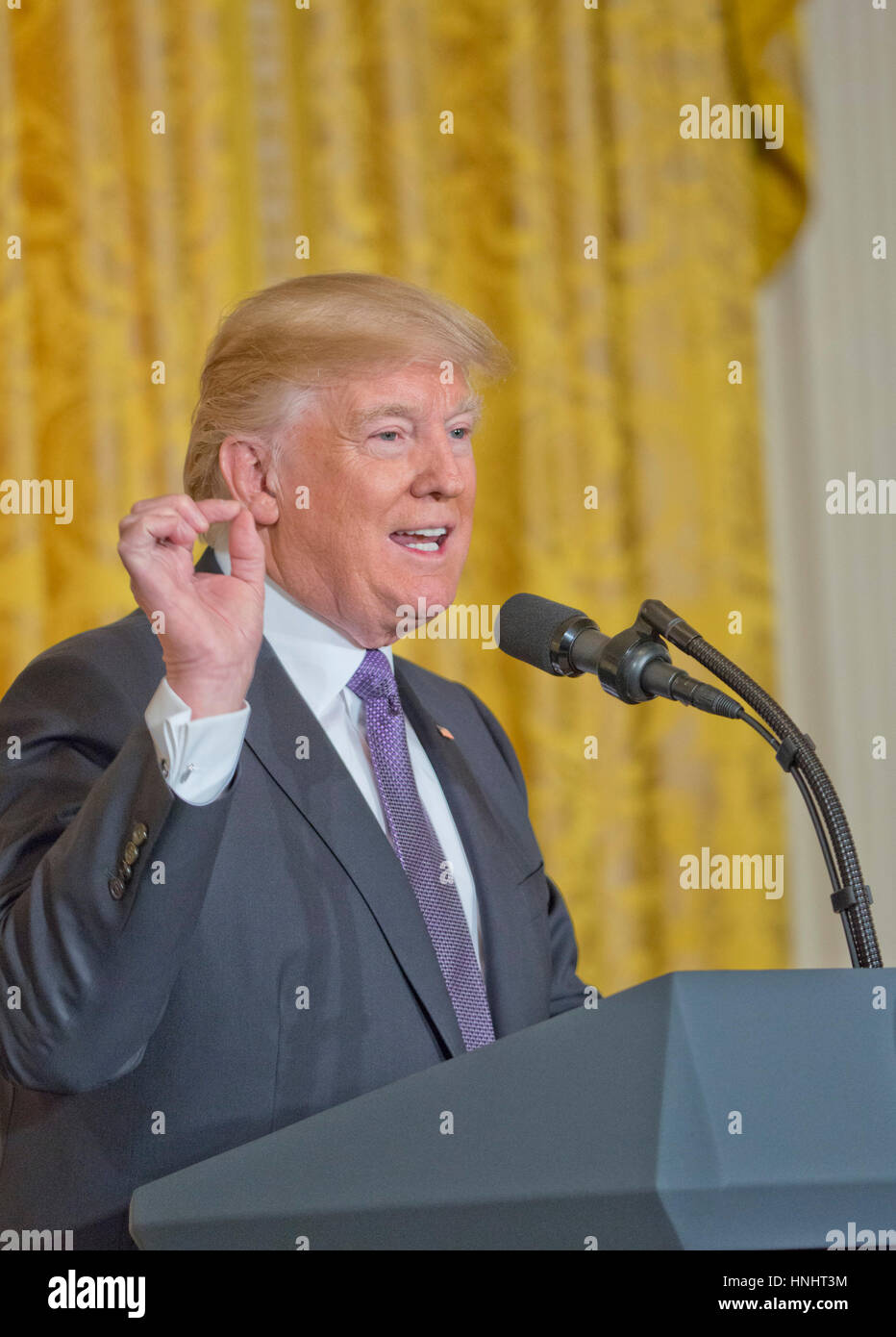 Washington DC, USA. 13th Feb, 2017. Justin Trudeau, the Canadian Prime ...