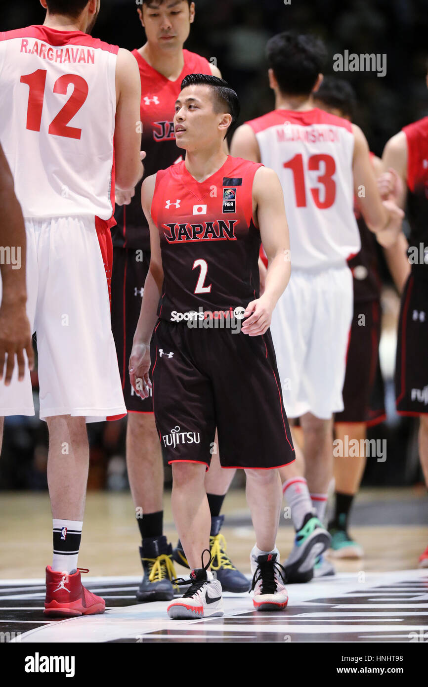 Sapporo, Japan. 10th Feb, 2017. Yuki Togashi (JPN) Basketball : International Friendly match ...