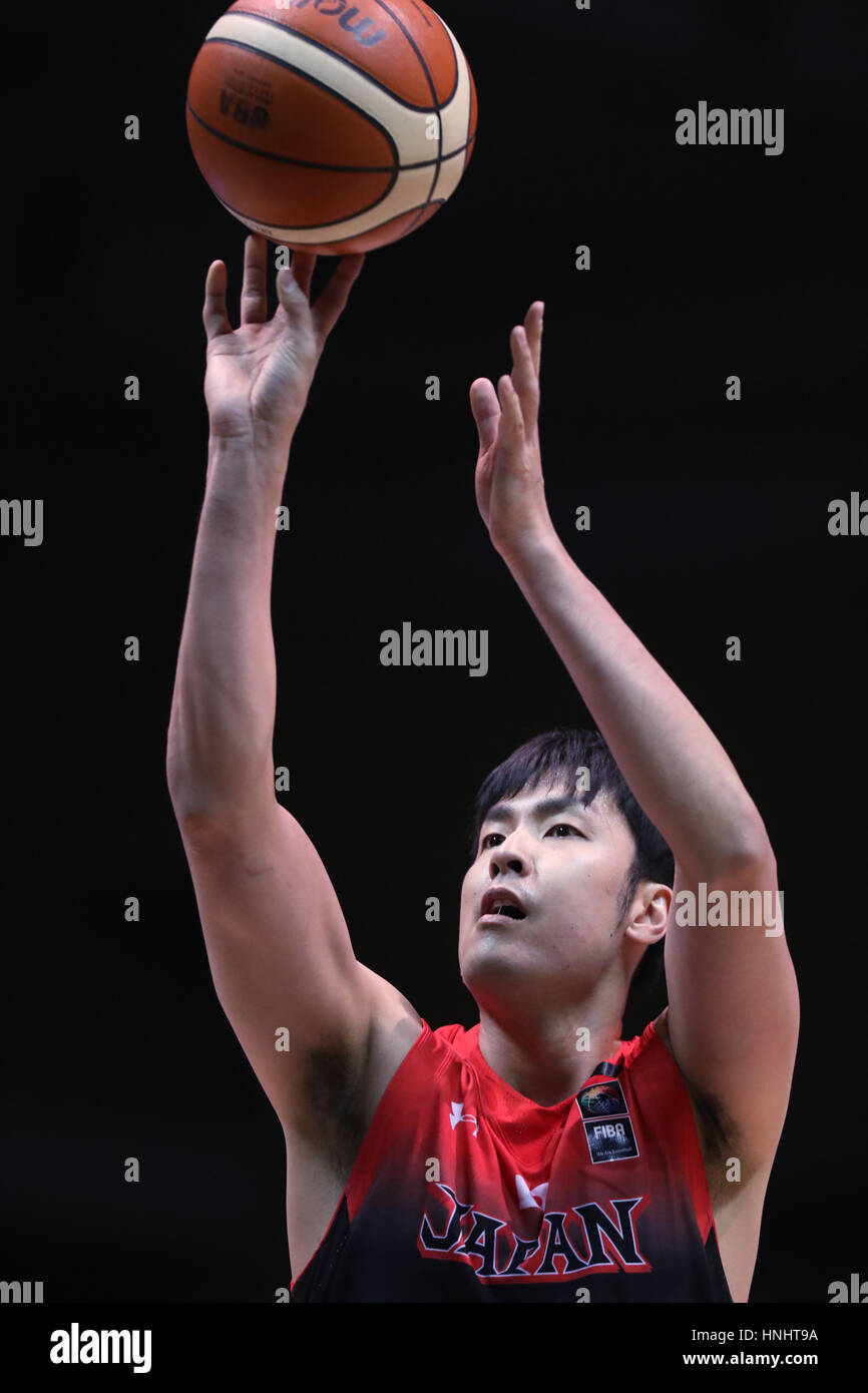 Sapporo, Japan. 10th Feb, 2017. Kosuke Takeuchi (JPN) Basketball ...