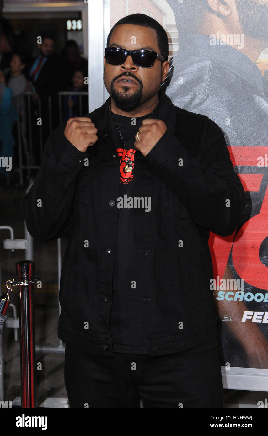 Westwood, CA, USA. 13th Feb, 2017. Ice Cube. ''Fist Fight'' Los Angeles ...
