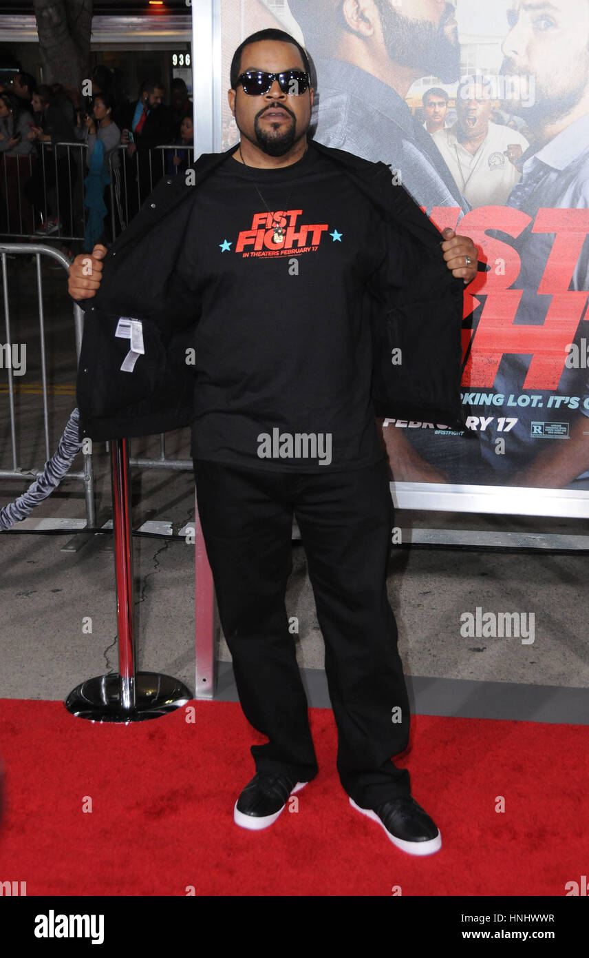 Westwood, CA, USA. 13th Feb, 2017. Ice Cube. ''Fist Fight'' Los Angeles ...