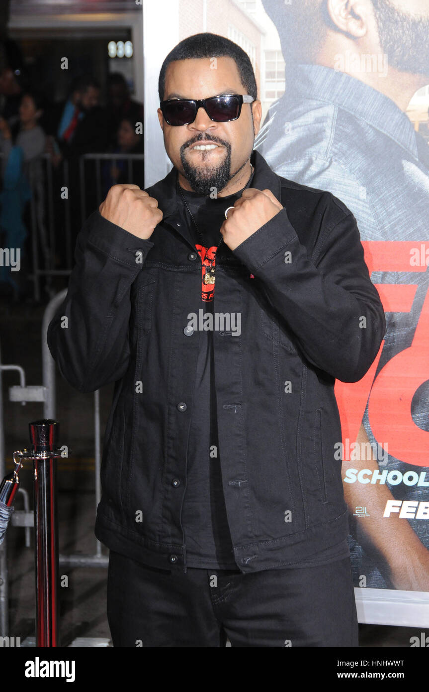 Westwood, CA, USA. 13th Feb, 2017. Ice Cube. ''Fist Fight'' Los Angeles ...