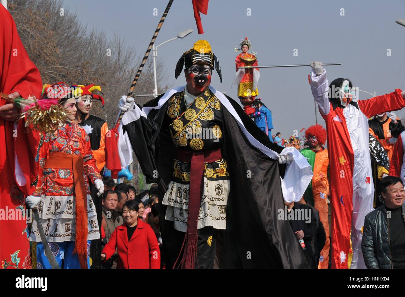 Anyang, Anyang, China. 12th Feb, 2017. Anyang, CHINA-February 12 2017 ...