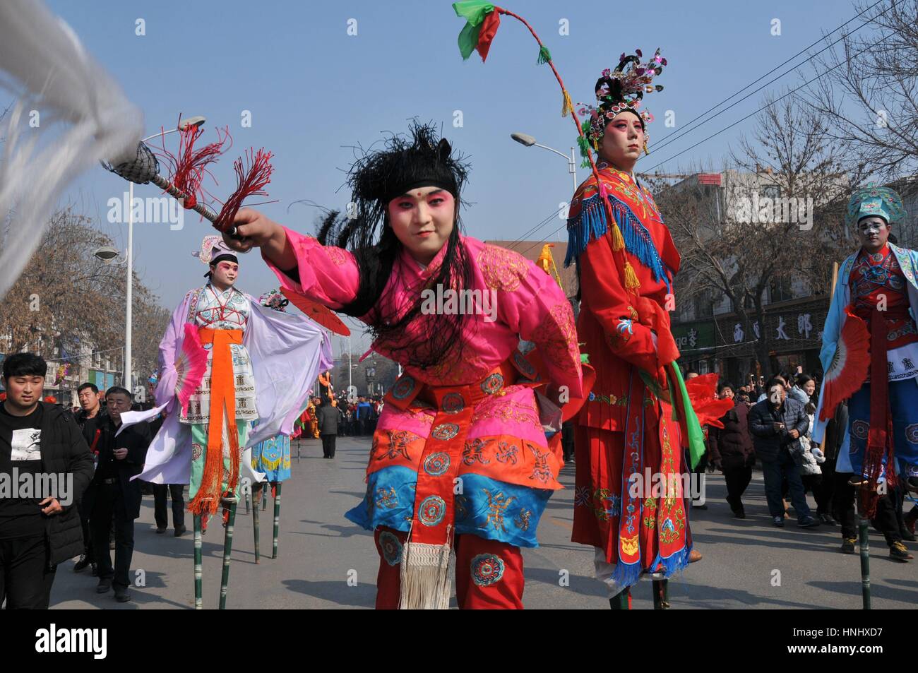 Anyang, Anyang, China. 12th Feb, 2017. Anyang, CHINA-February 12 2017 ...