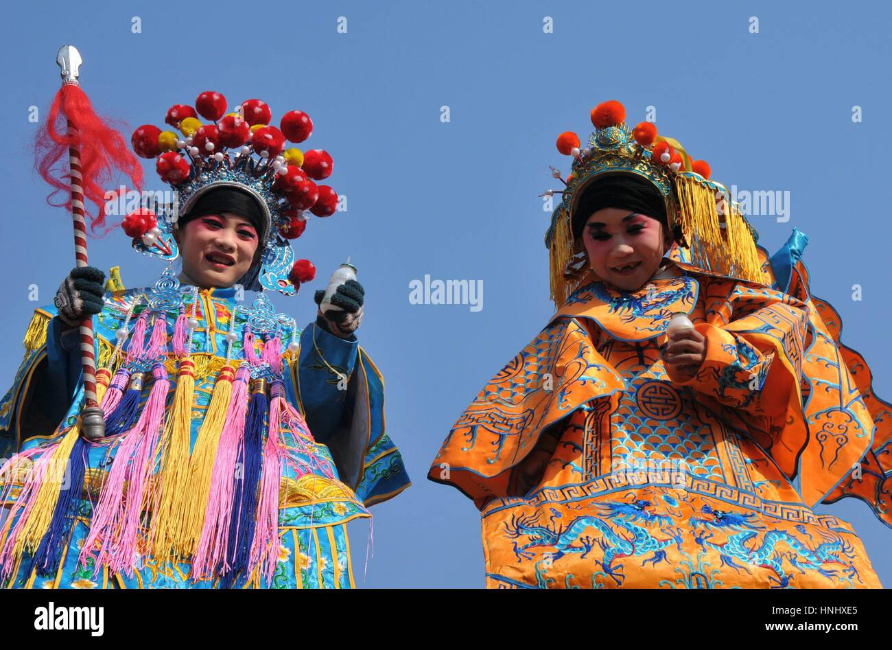 Anyang, Anyang, China. 12th Feb, 2017. Anyang, CHINA-February 12 2017 ...