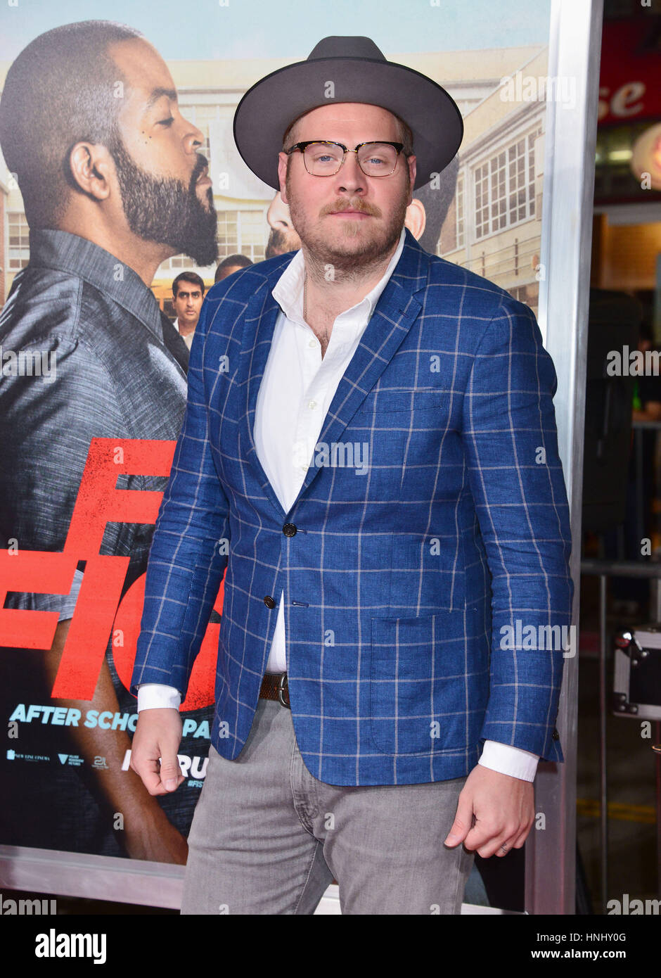 Los Angeles, USA. 13th February 2017. Dominic Lewis 001 arriving at the ...
