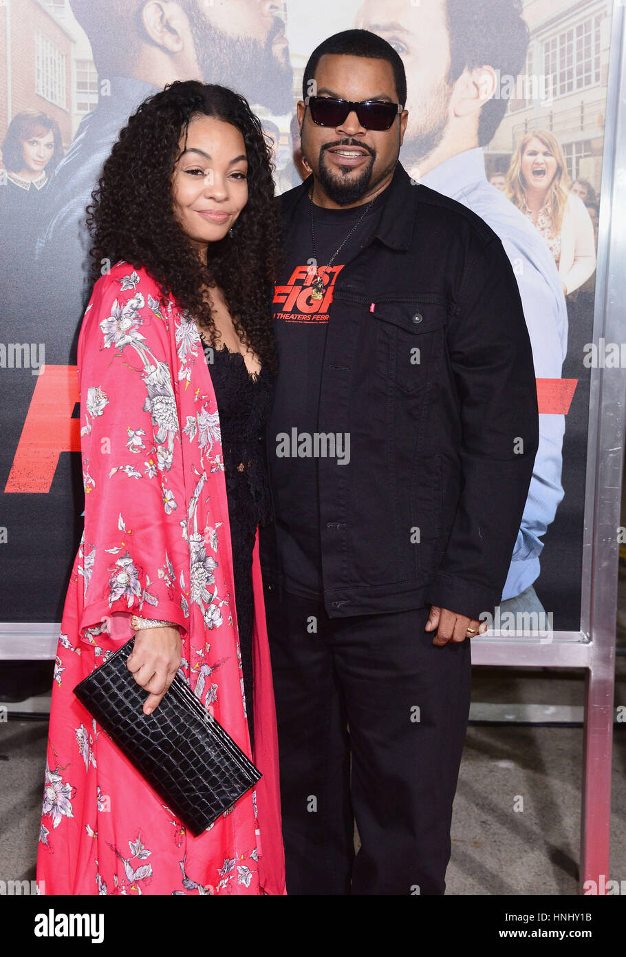 Los Angeles, USA. 13th February 2017. Ice Cube, Kimberly Woodruff 043 ...