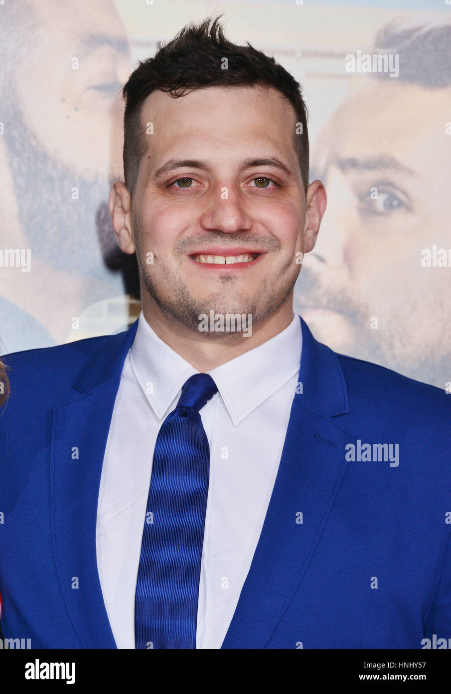 Los Angeles, USA. 13th February 2017. Van Robichaux 049 arriving at the ...