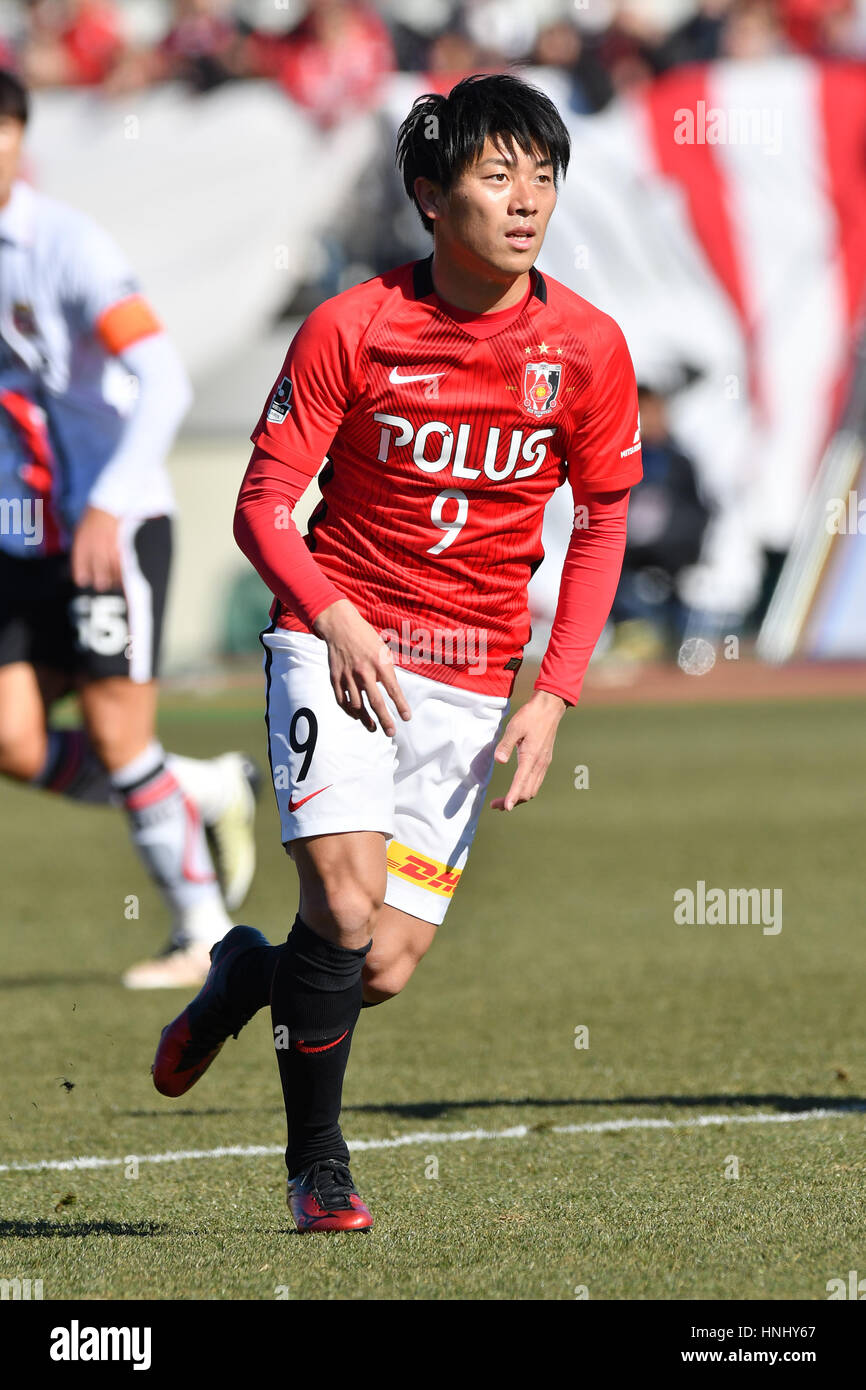 Saitama, Japan. 12th Feb, 2017. Yuki Muto (Reds) Football/Soccer : 10th ...
