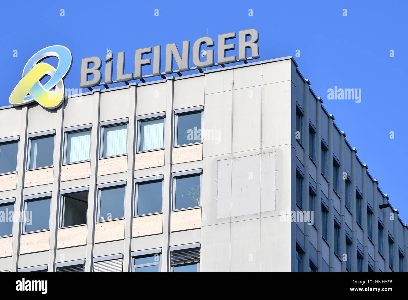 Mannheim, Germany. 14th Feb, 2017. The company logo can be seen on the ...