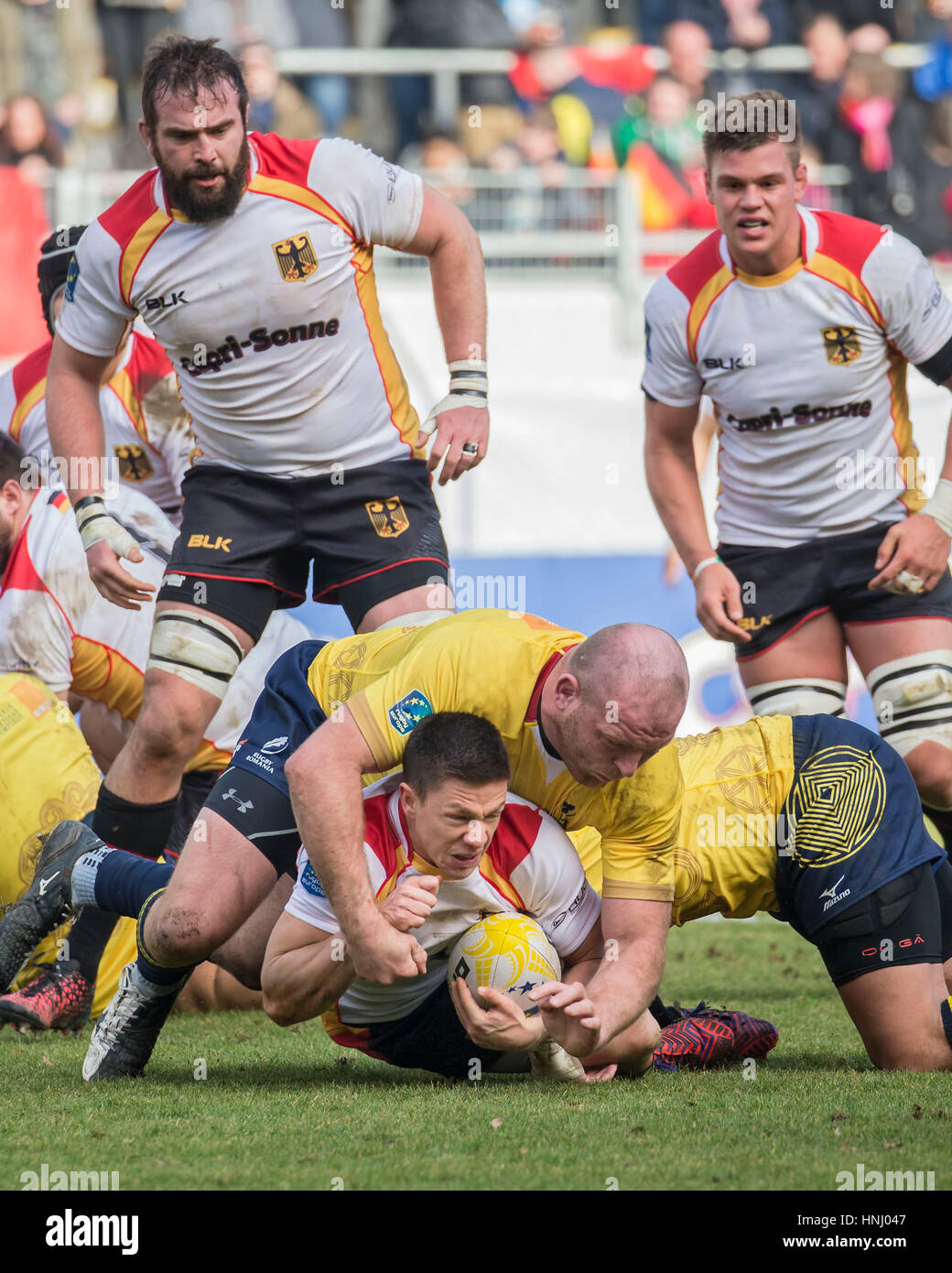 Tim Menzel (Germany, 9) against captain Mihaita Lazar (Romania, 1) in ...