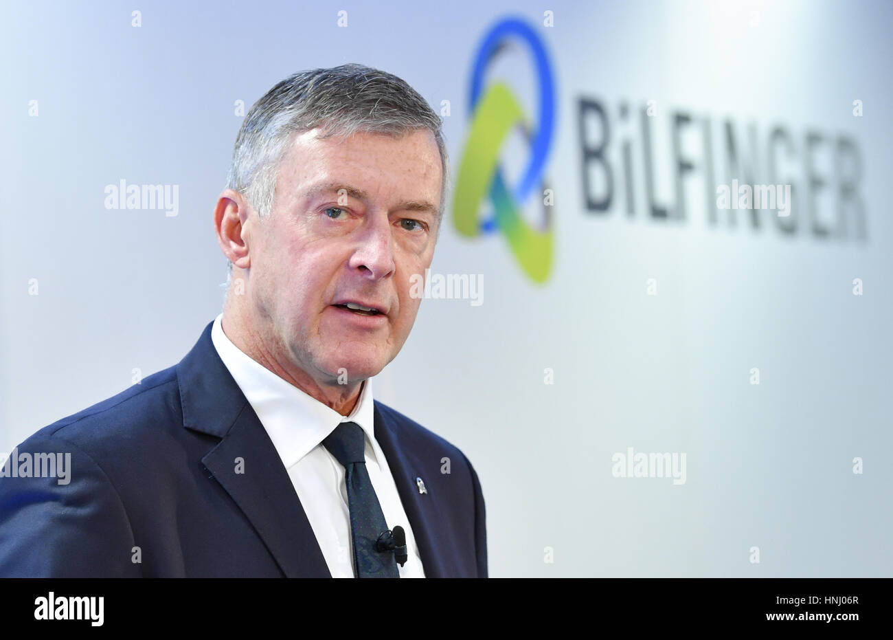 Mannheim, Germany. 14th Feb, 2017. The CEO of industrial services ...