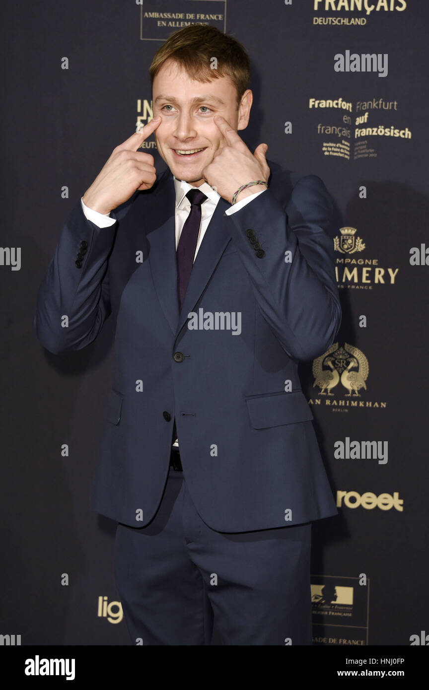 Berlin, Germany. 13th Feb, 2017. Max Riemelt attends the Soiree francaise du cinema 2017 during ...