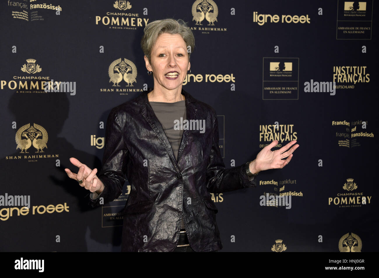 Berlin, Germany. 13th Feb, 2017. Birgit Kohler attends the Soiree francaise du cinema 2017 ...