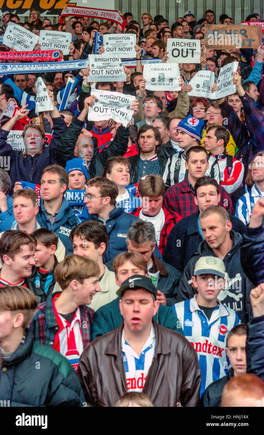 Fans United day at Brighton and Hove Albion FC's Goldstone Ground, for ...