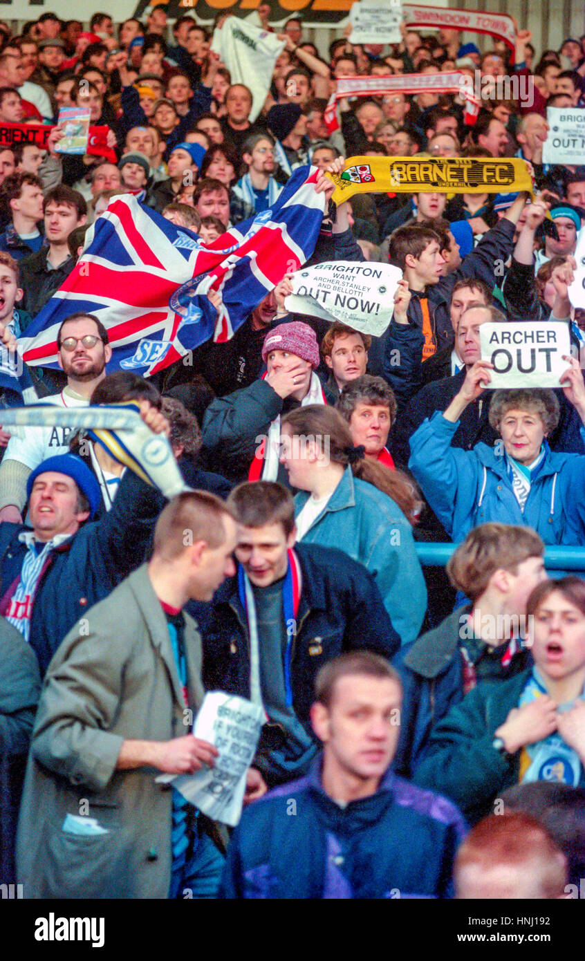 Fans United day at Brighton and Hove Albion FC's Goldstone Ground, for ...