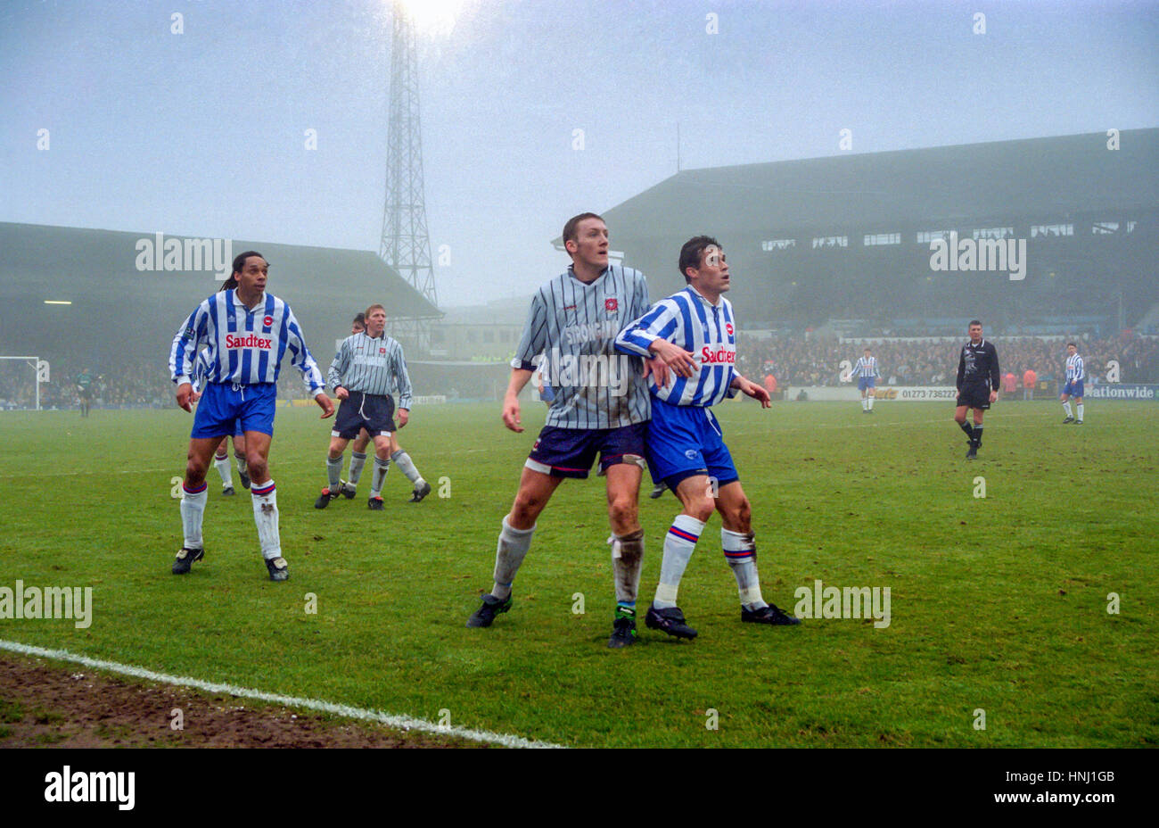 Hartlepool united scarf hi-res stock photography and images - Alamy
