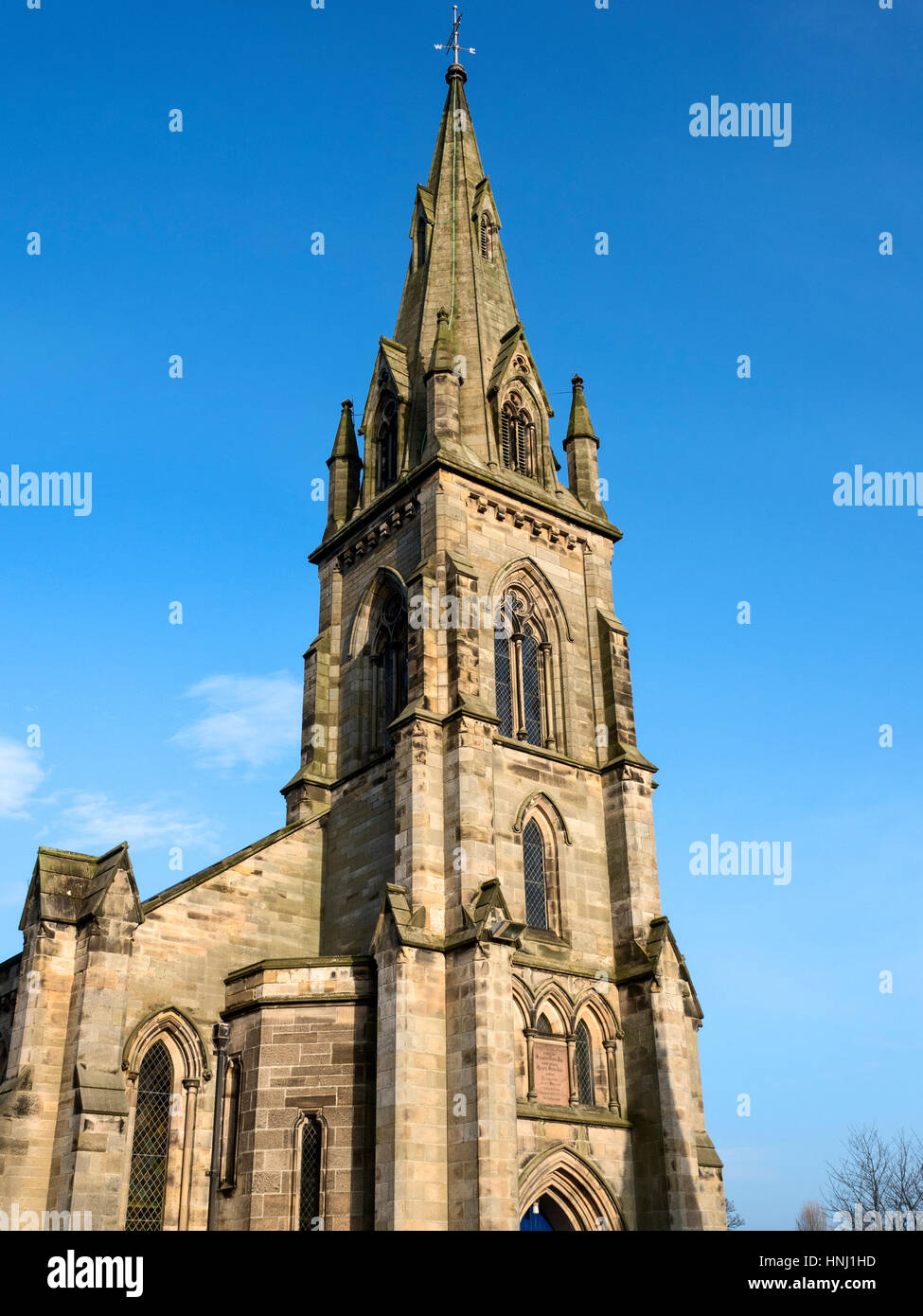 Spire at Falkland Parish Church Falkland Fife Scotland Stock Photo - Alamy