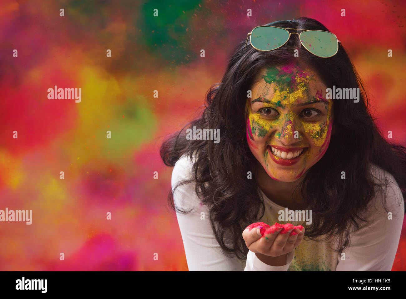 Indian holi powder hi-res stock photography and images - Alamy