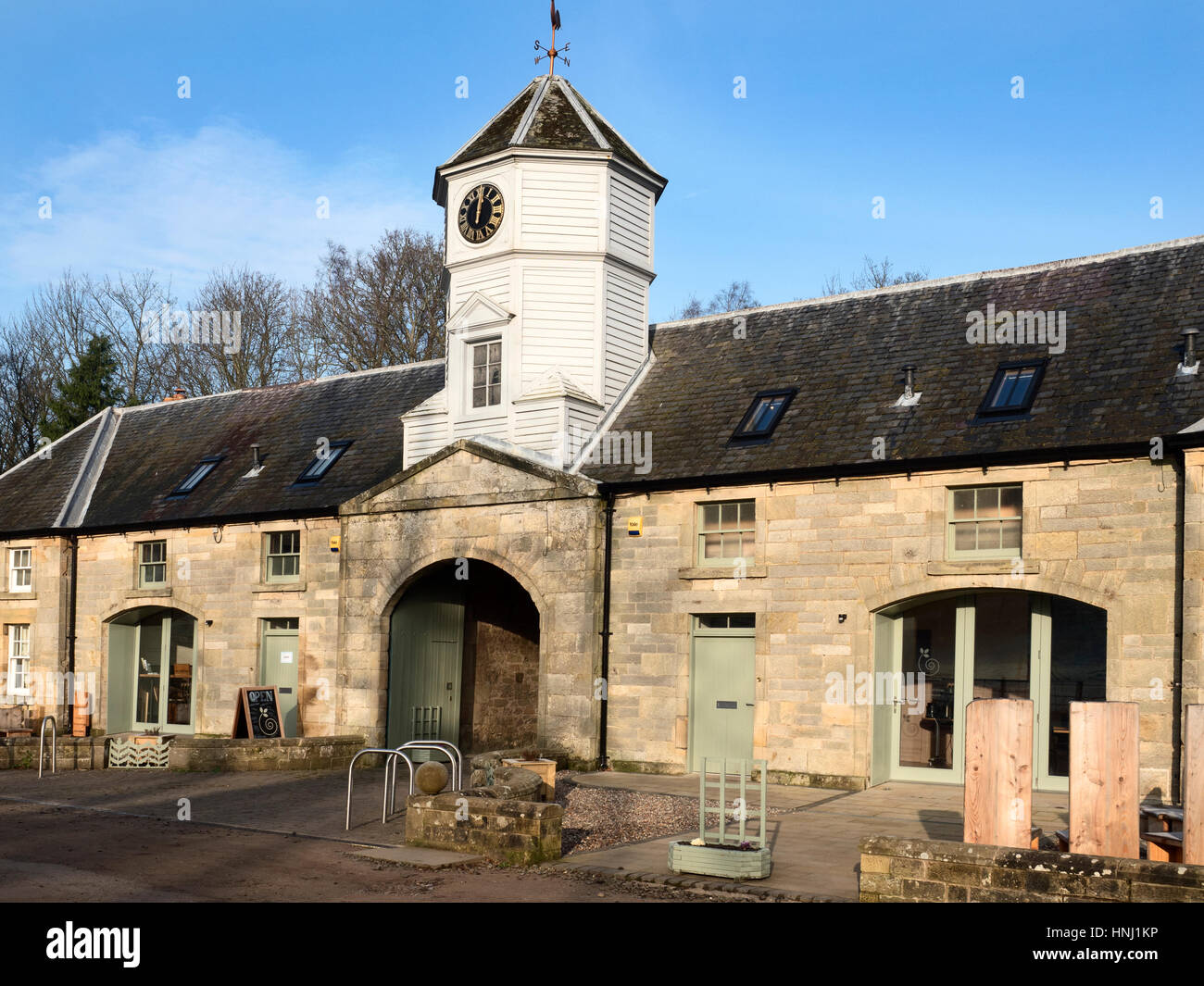 The Stables at the Falkland Estate near Falkland Fife Scotland Stock ...