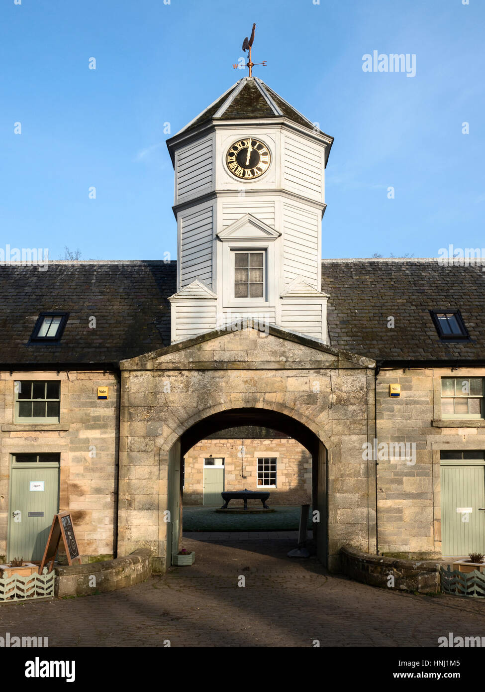 The Stables at the Falkland Estate near Falkland Fife Scotland Stock ...