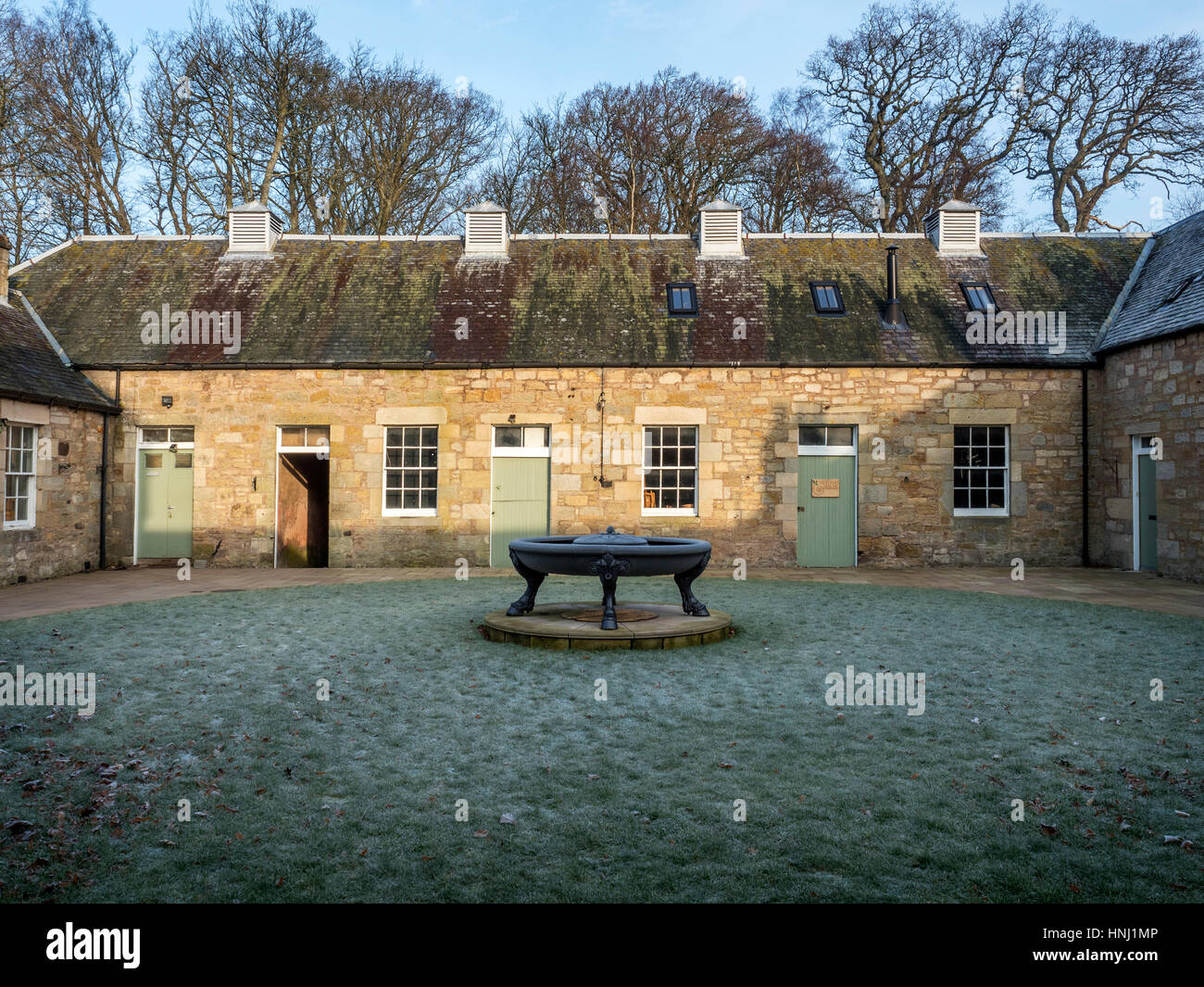The Stables at the Falkland Estate near Falkland Fife Scotland Stock ...