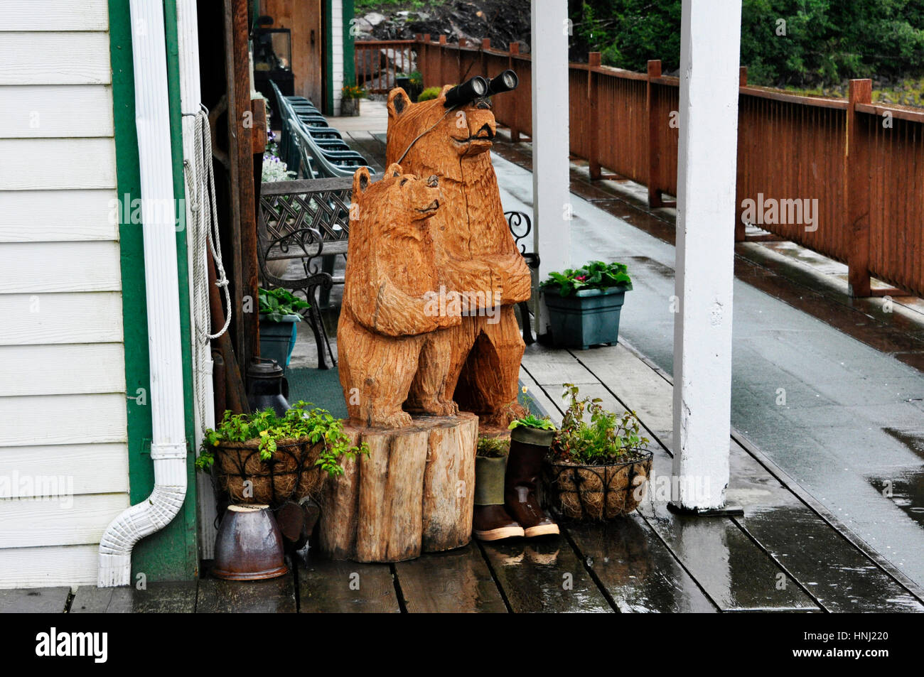 George inlet lodge near ketchikan, Alaska Stock Photo - Alamy