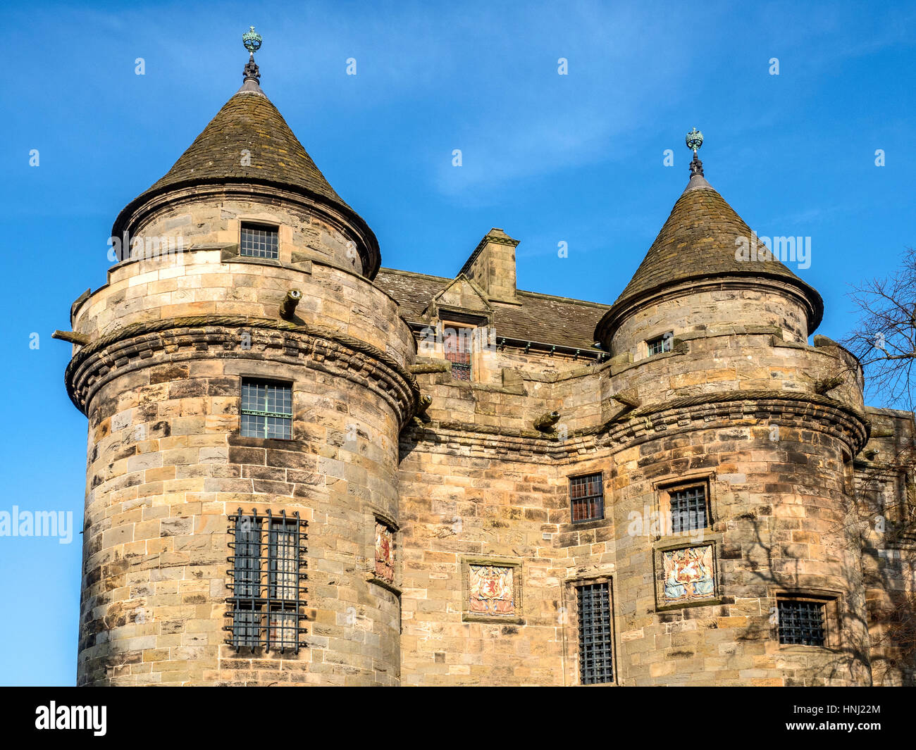 Falkland Palace a royal palace of the Scottish Kings at Falkland Fife ...