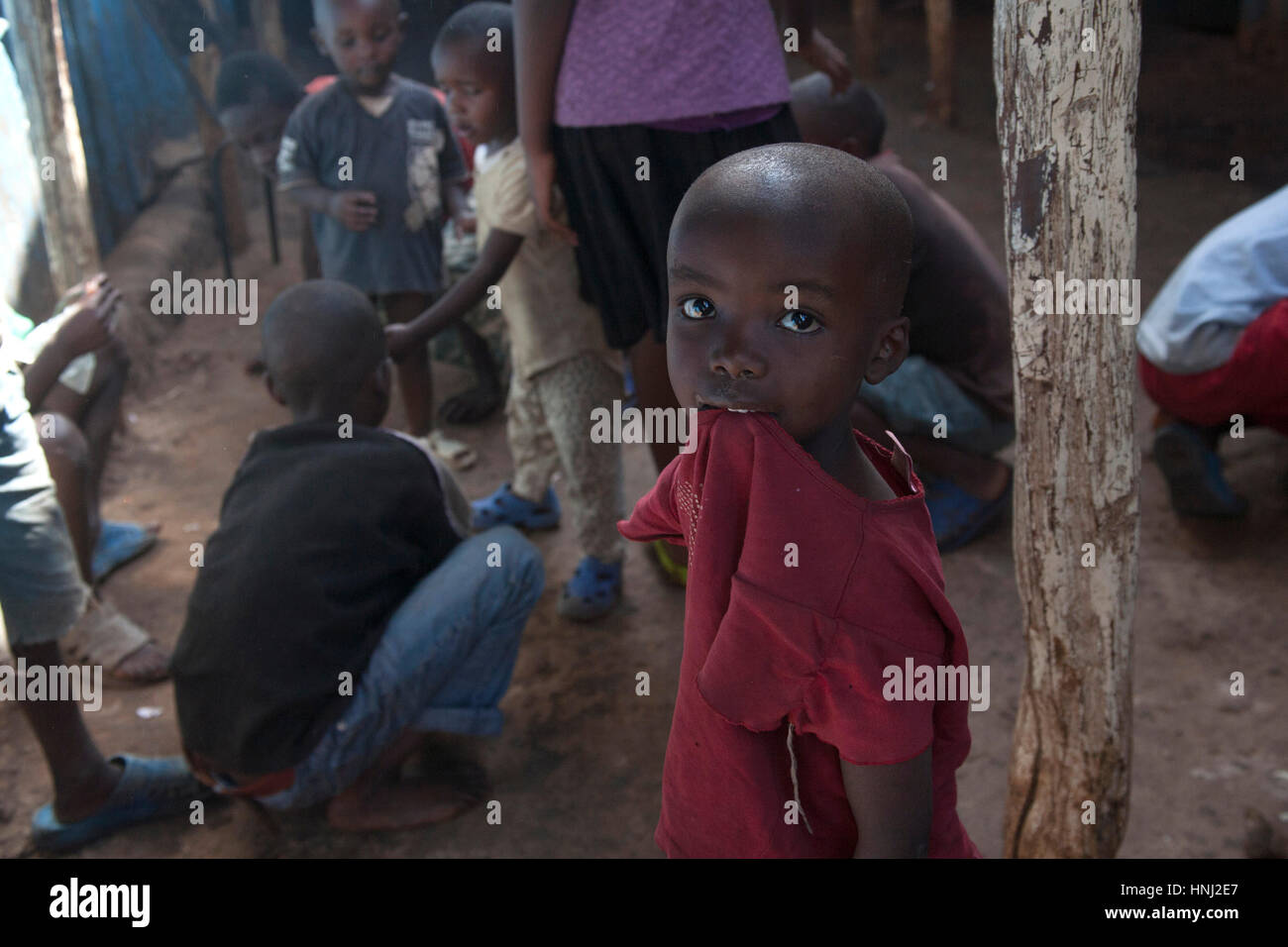 Boy in kibera slums hi-res stock photography and images - Alamy
